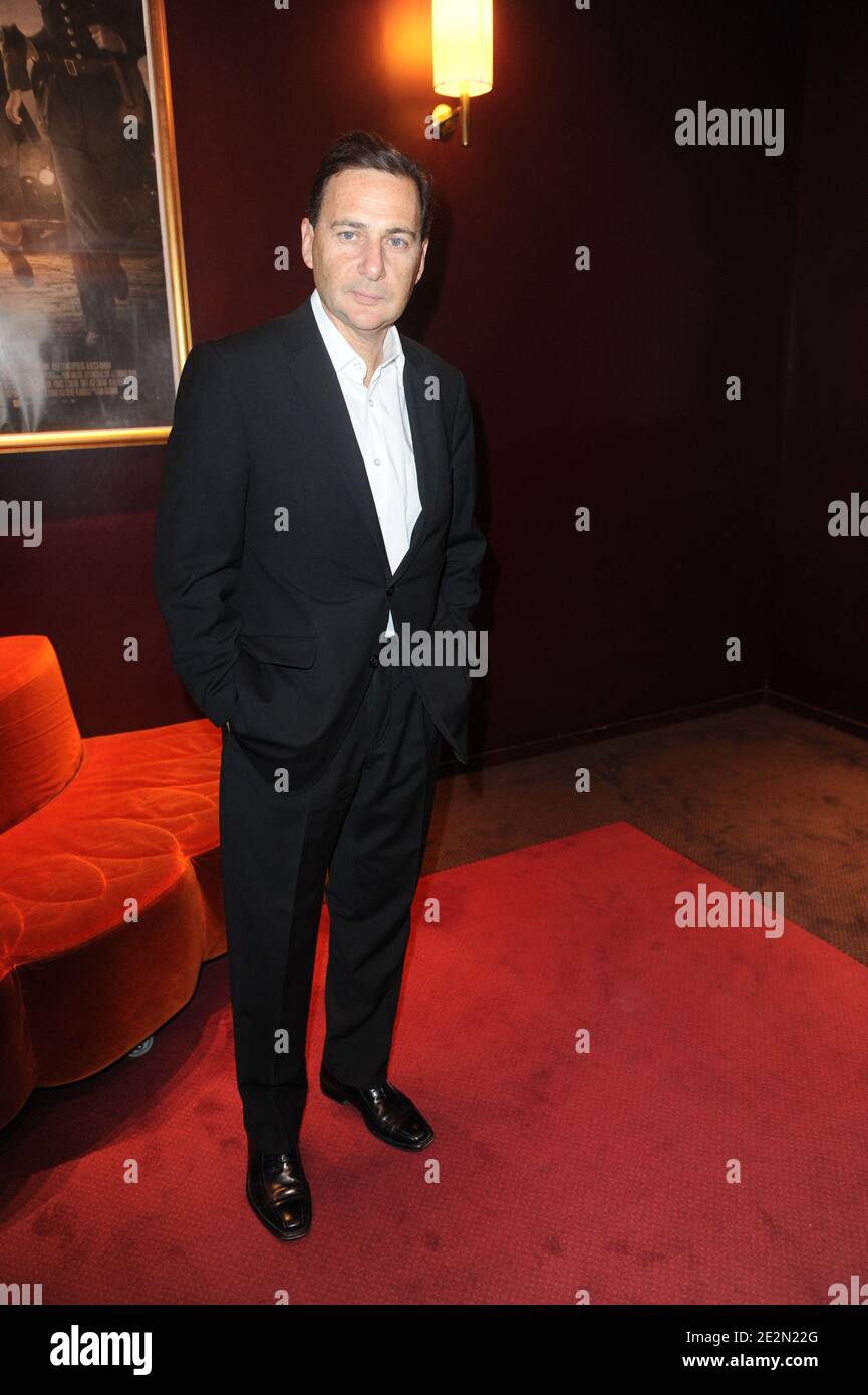 Eric Besson arriving at the premiere of 'La Rafle' driected by Rose ...