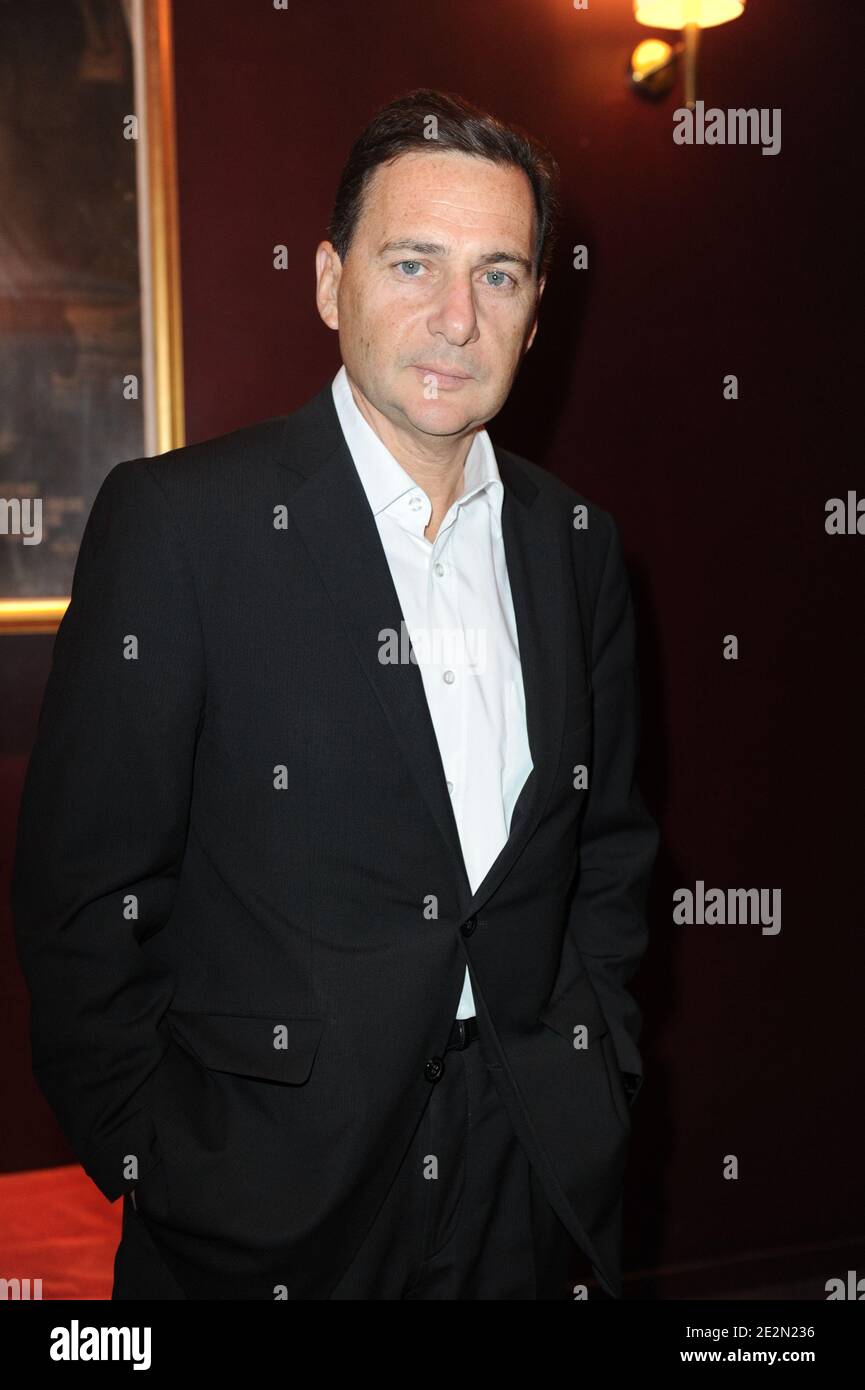 Eric Besson arriving at the premiere of 'La Rafle' driected by Rose ...