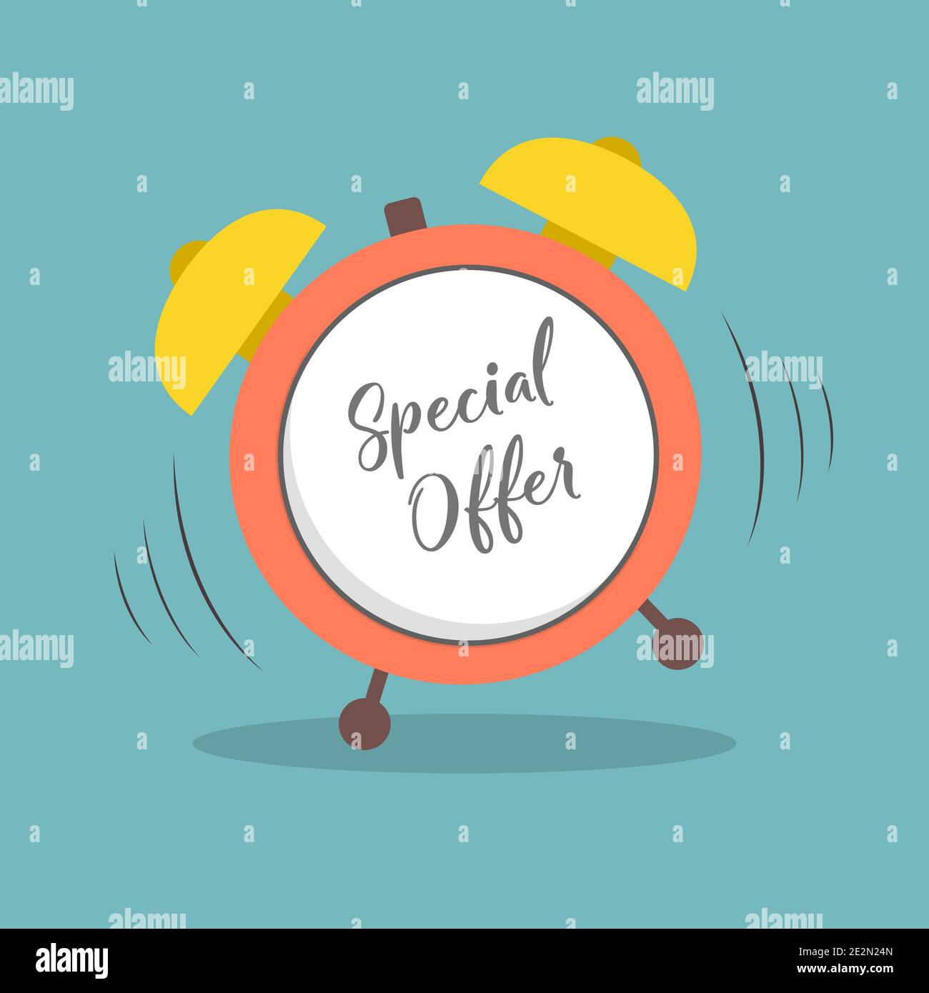 Square alarm clock Stock Vector Images - Alamy