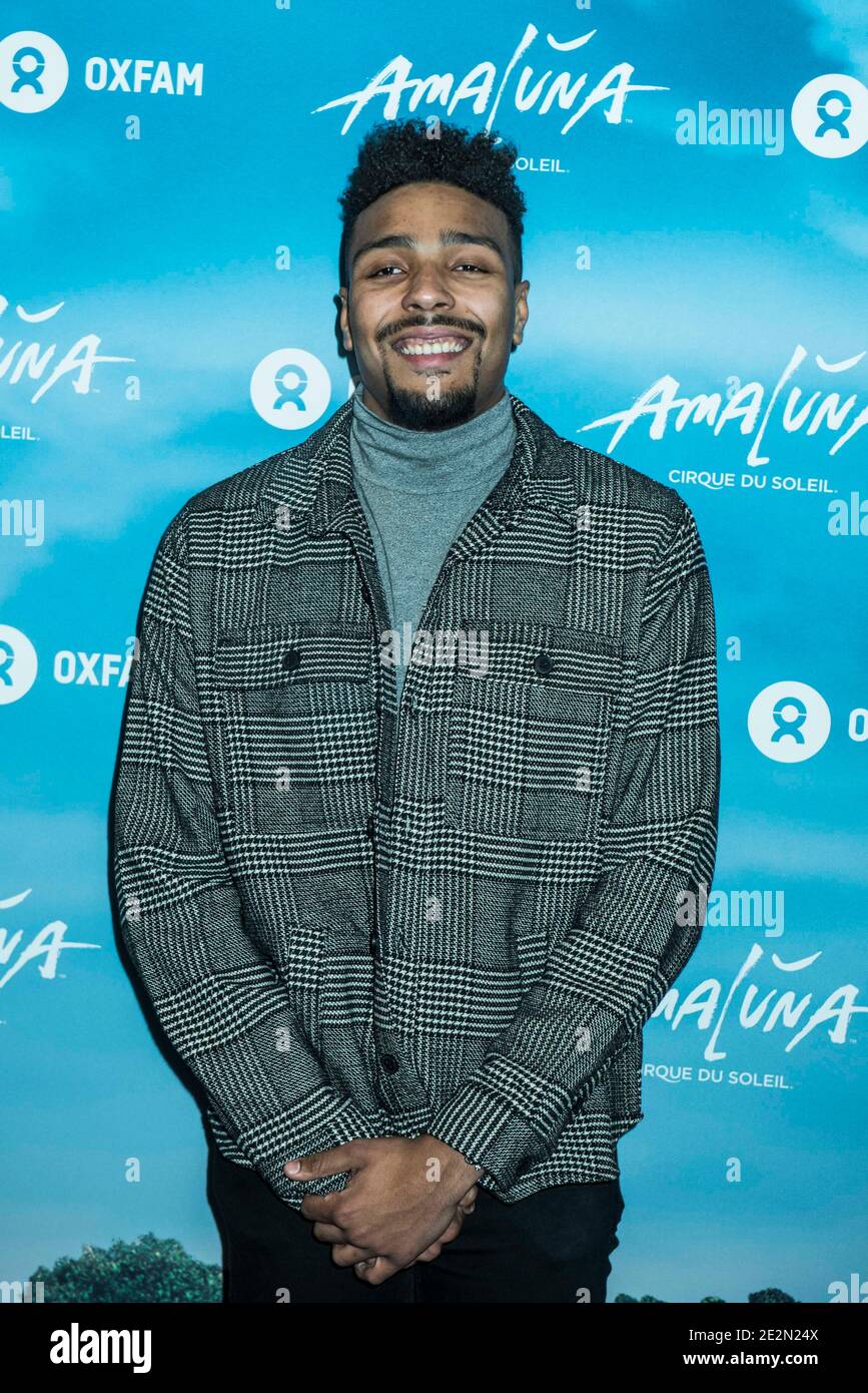 Jordan Banjo attends the opening night of Cirque Du Soleil's Amaluna at ...