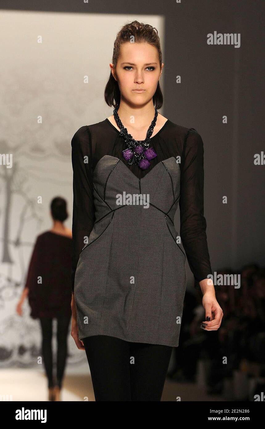 Model on the runway during the Twinkle 2010 Fall Collection during ...