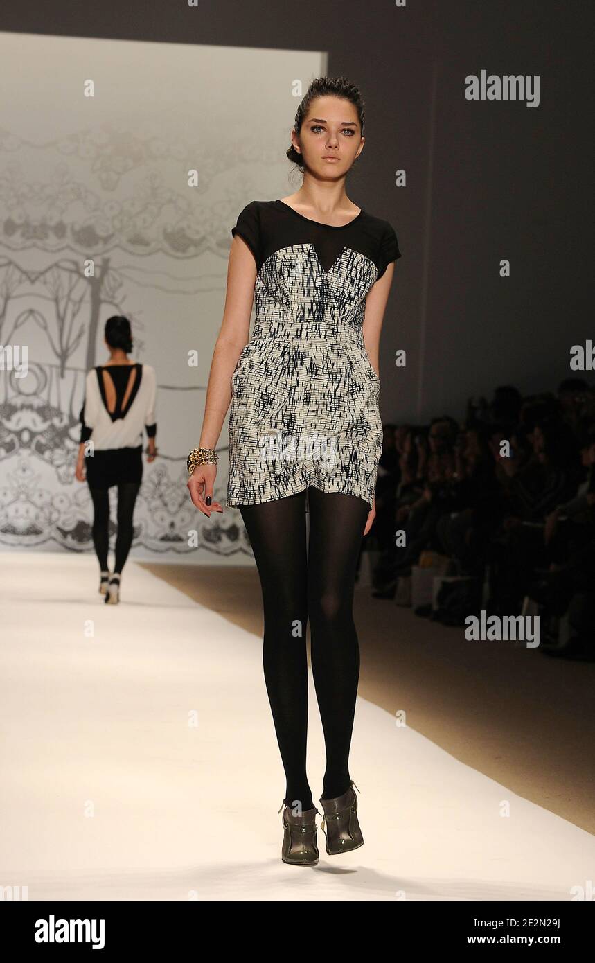 Model on the runway during the Twinkle 2010 Fall Collection during ...