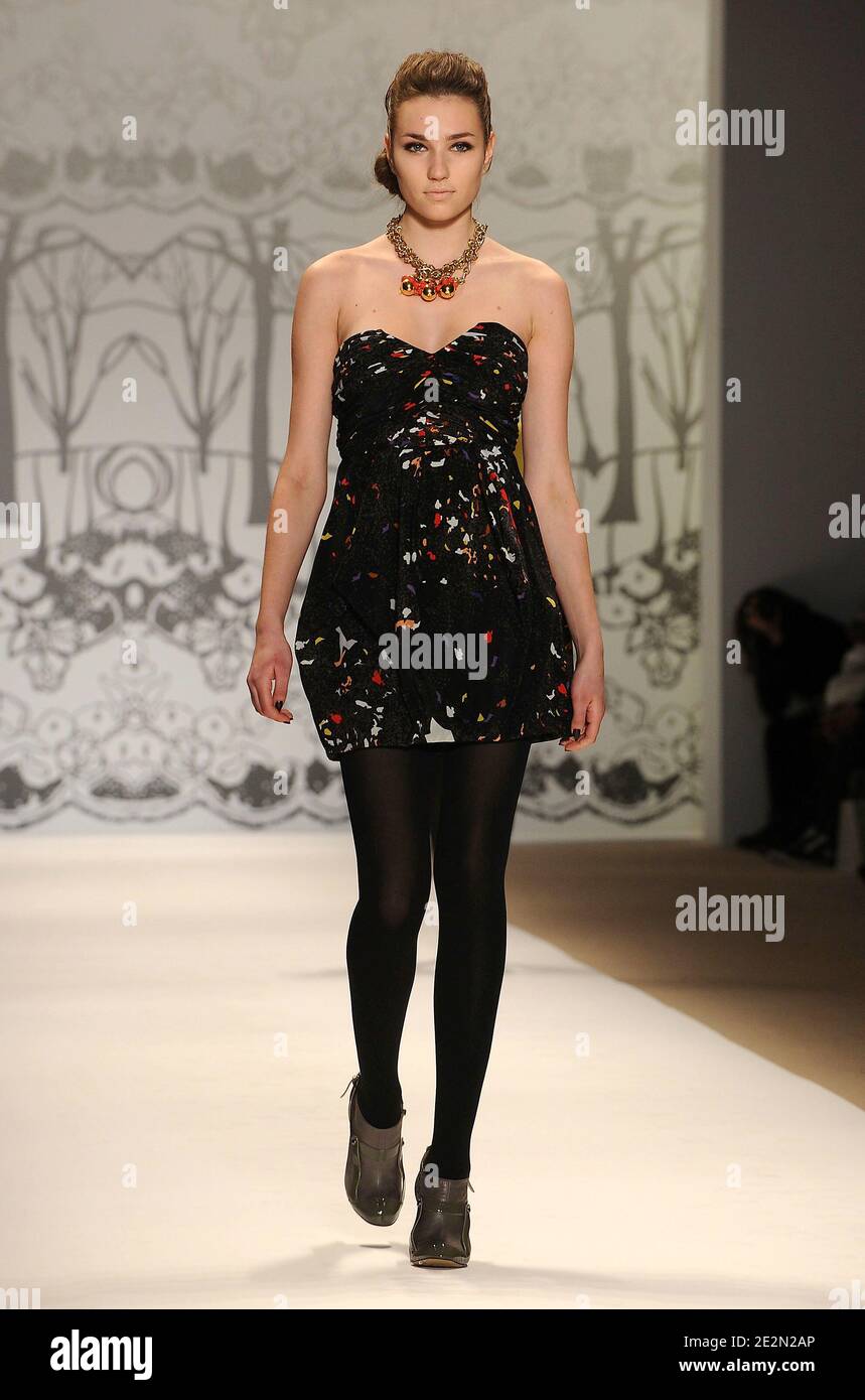 Model on the runway during the Twinkle 2010 Fall Collection during ...