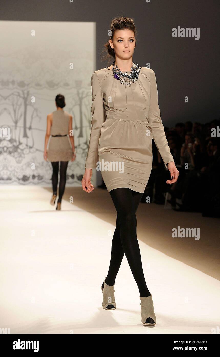 Model on the runway during the Twinkle 2010 Fall Collection during ...