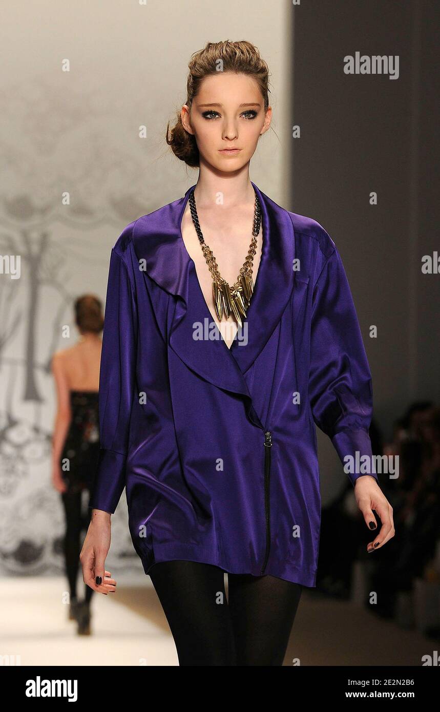 Model on the runway during the Twinkle 2010 Fall Collection during ...