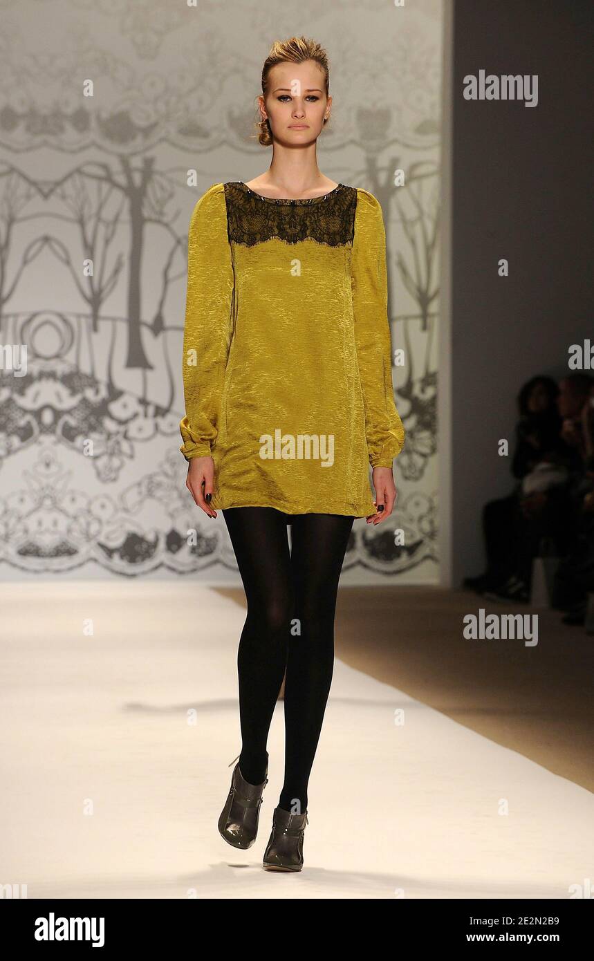 Model on the runway during the Twinkle 2010 Fall Collection during ...