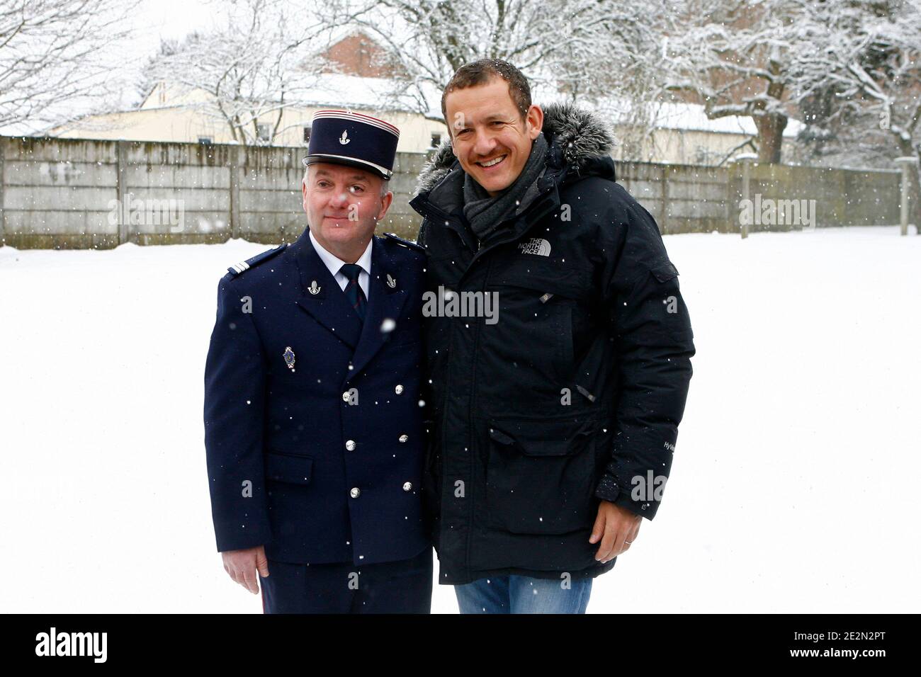 The French actor and director Dany Boon is on the set of his new film ...