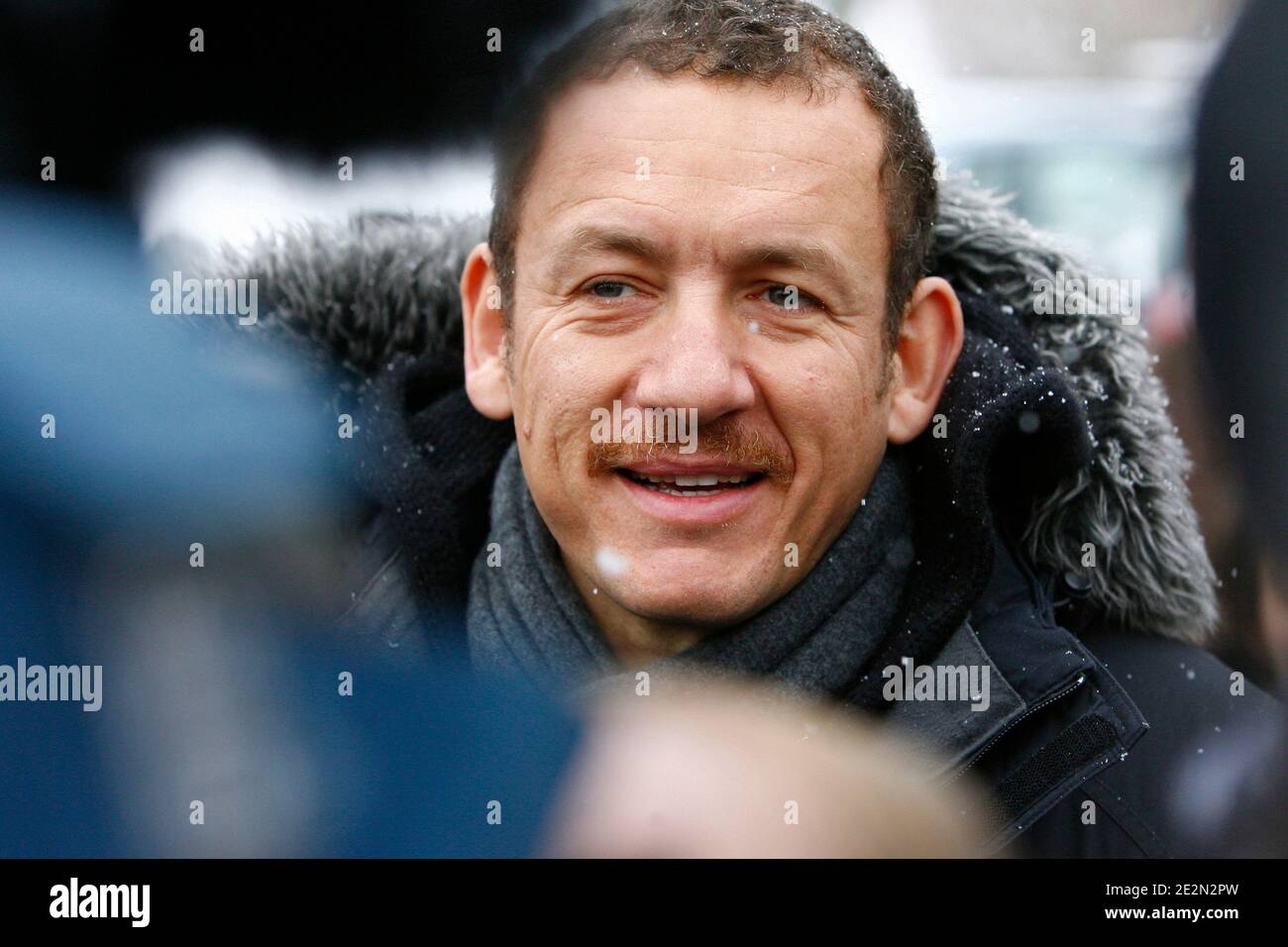 The French actor and director Dany Boon is on the set of his new film ...