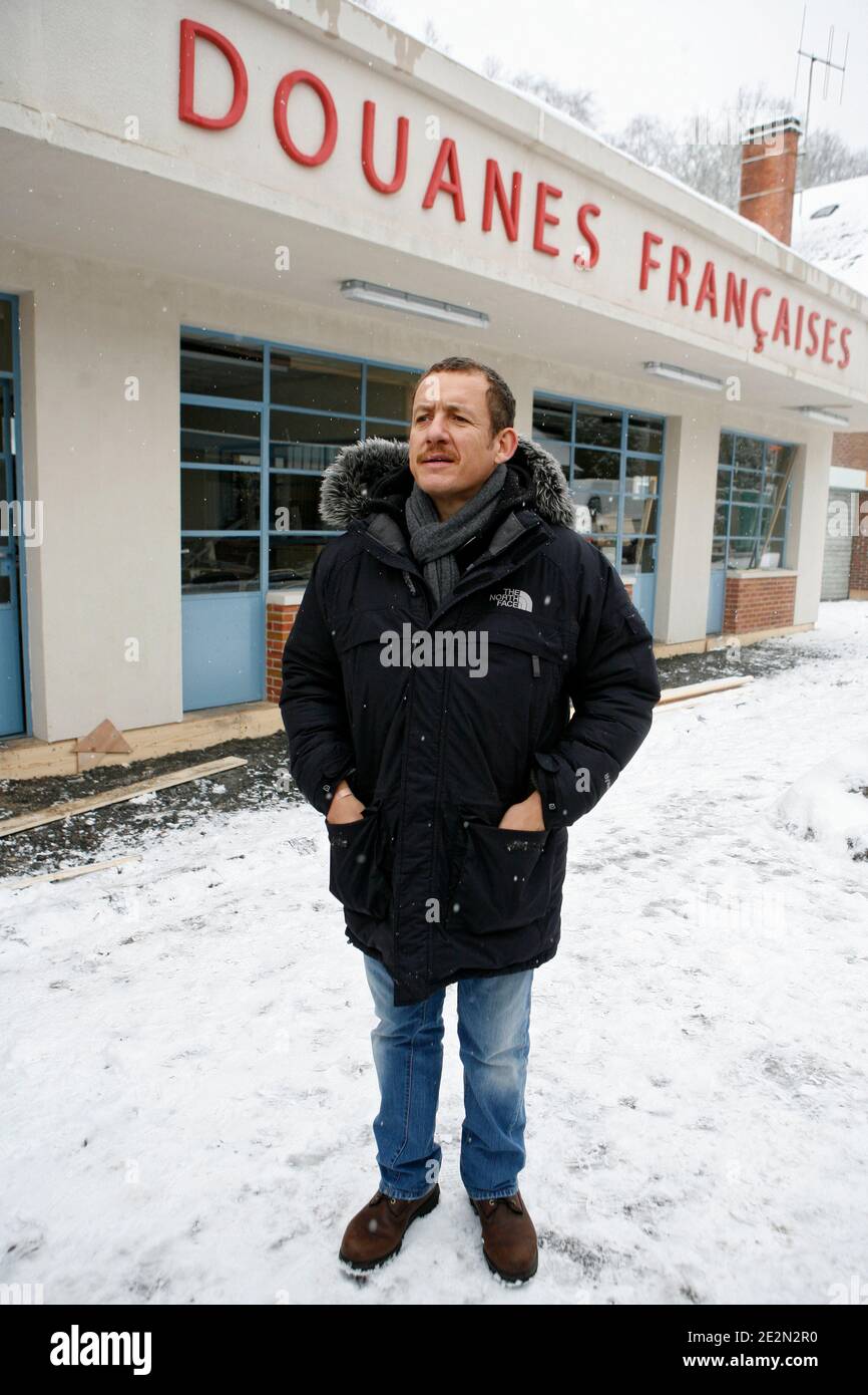 The French actor and director Dany Boon is on the set of his new film ...