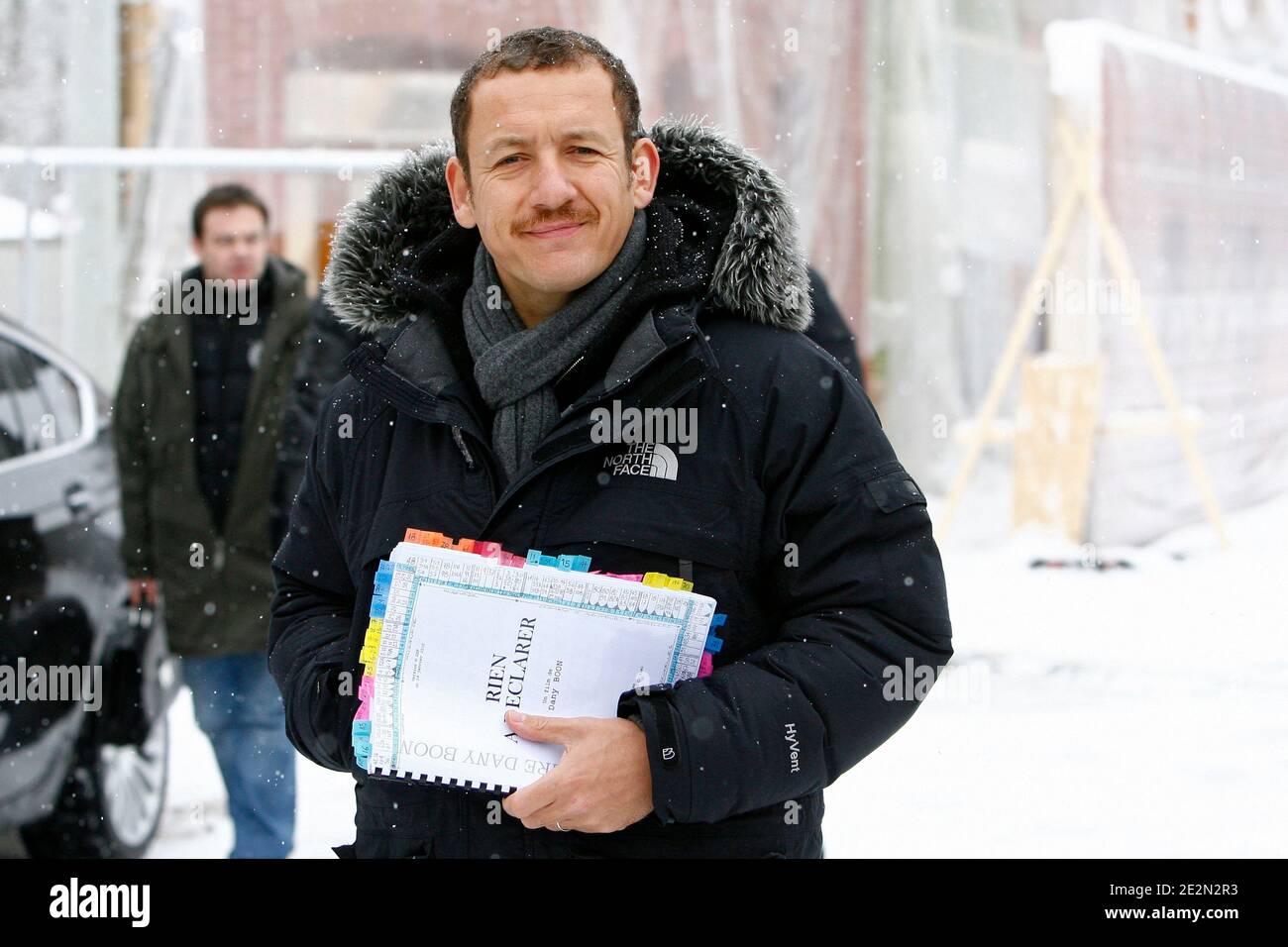 The French actor and director Dany Boon is on the set of his new film ...
