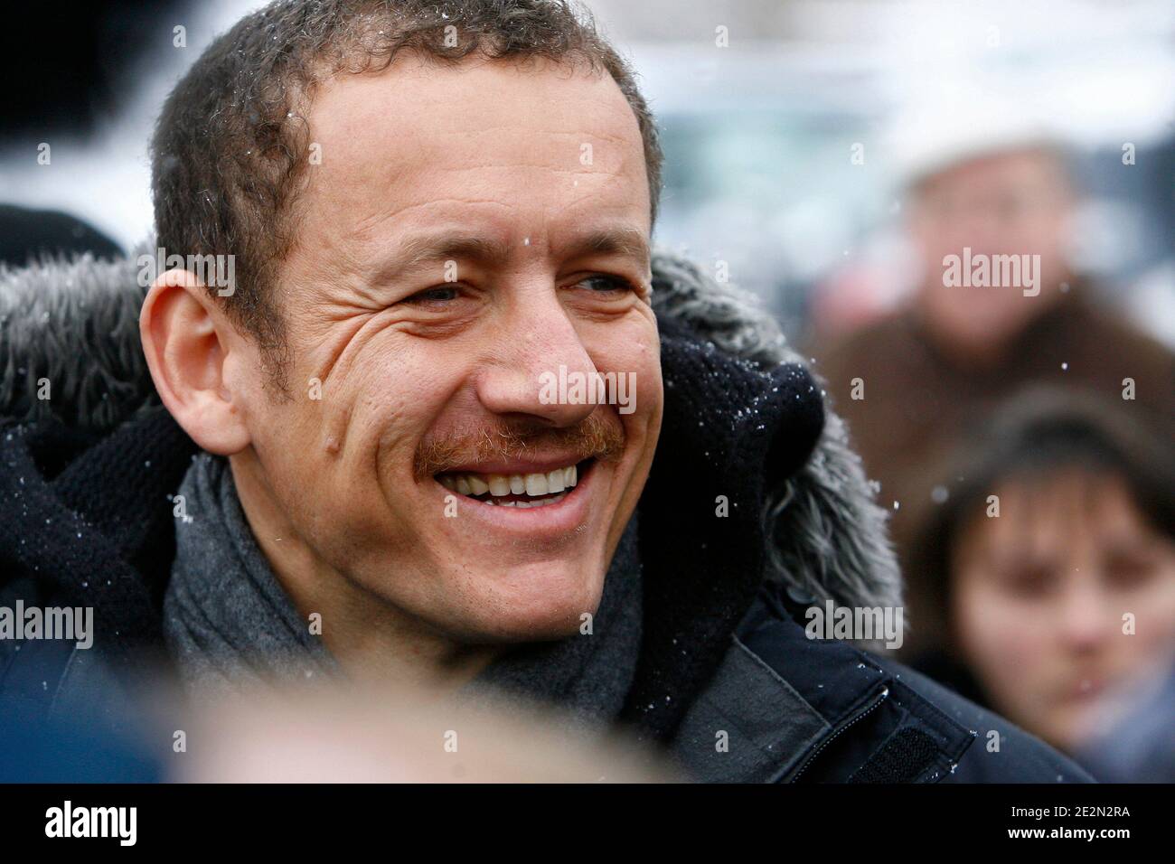 The French actor and director Dany Boon is on the set of his new film ...