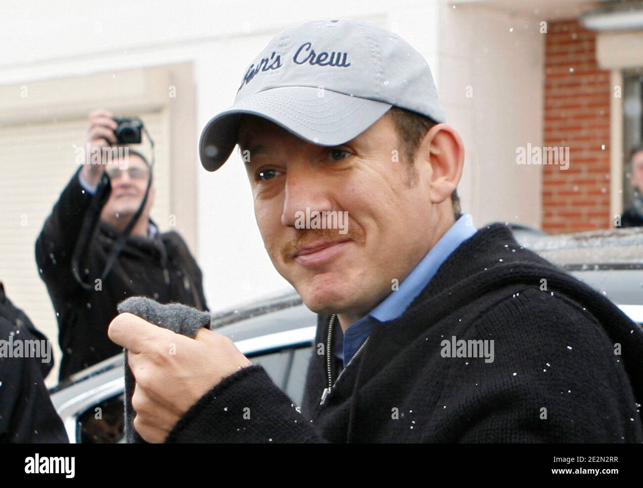 The French actor and director Dany Boon is on the set of his new film ...