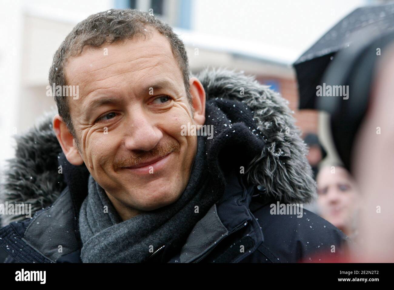 The French actor and director Dany Boon is on the set of his new film ...