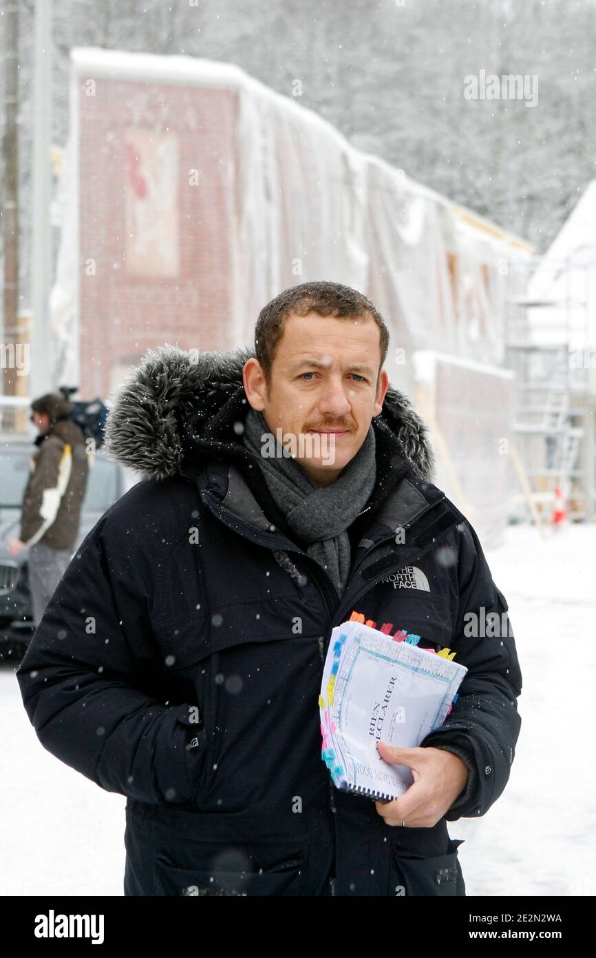 The French actor and director Dany Boon is on the set of his new film ...