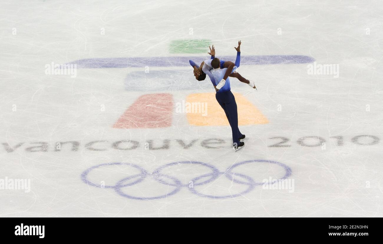 French Vanessa James and Yannick Bonheur compete in the Pairs Short ...