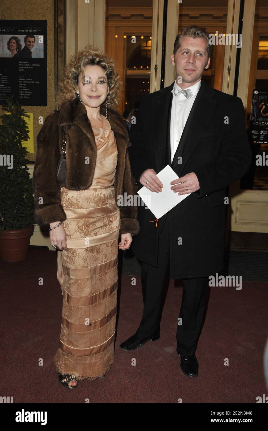 Grace de Capitani arriving for the 'Gala Enfance Majuscule,' held at ...