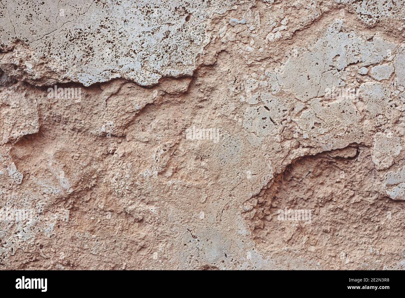 weathered stone wall - cracked limestone texture Stock Photo - Alamy