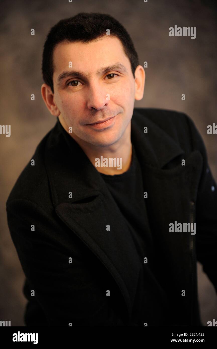 EXCLUSIVE - Kamel Zouaoui posing during a portrait session in Paris ...