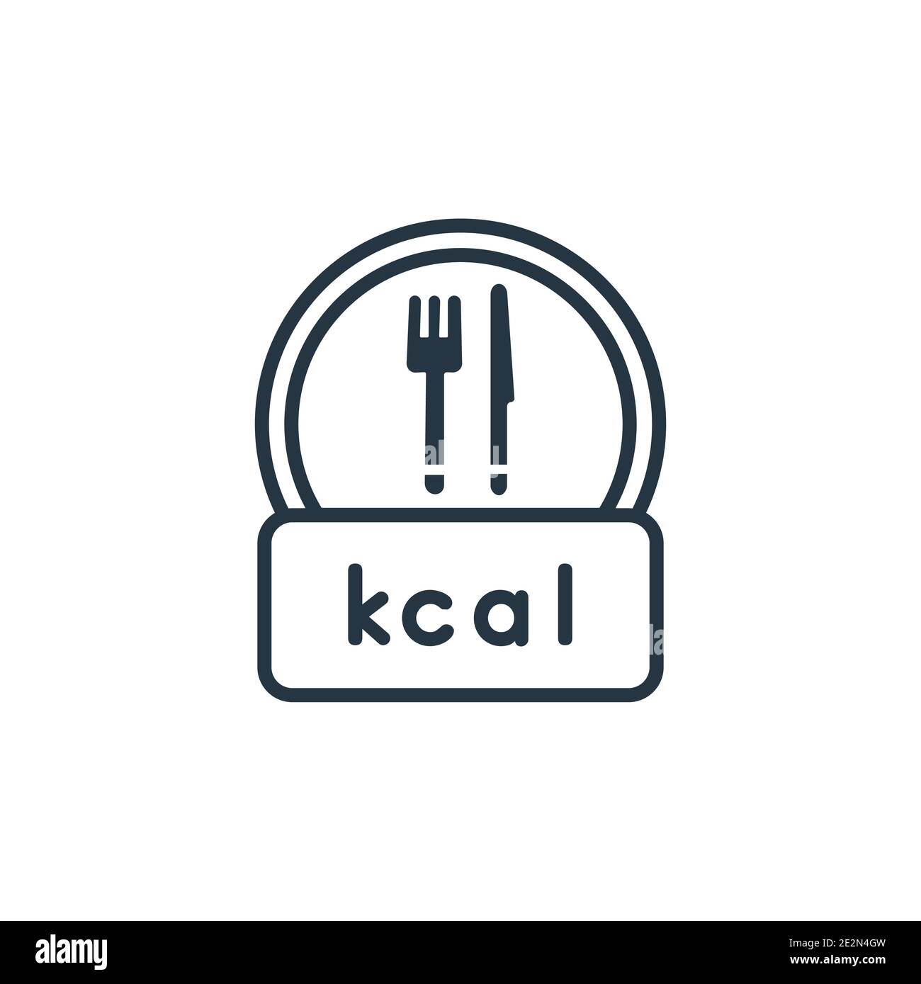 Calories outline vector icon. Thin line black calories icon, flat ... Calories outline vector icon. Thin line black calories icon, flat ...