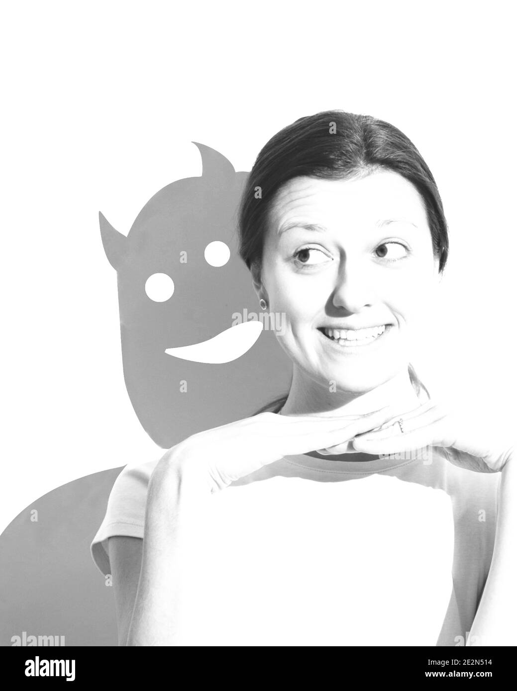 Behind the shadows Stock Vector Images - Alamy