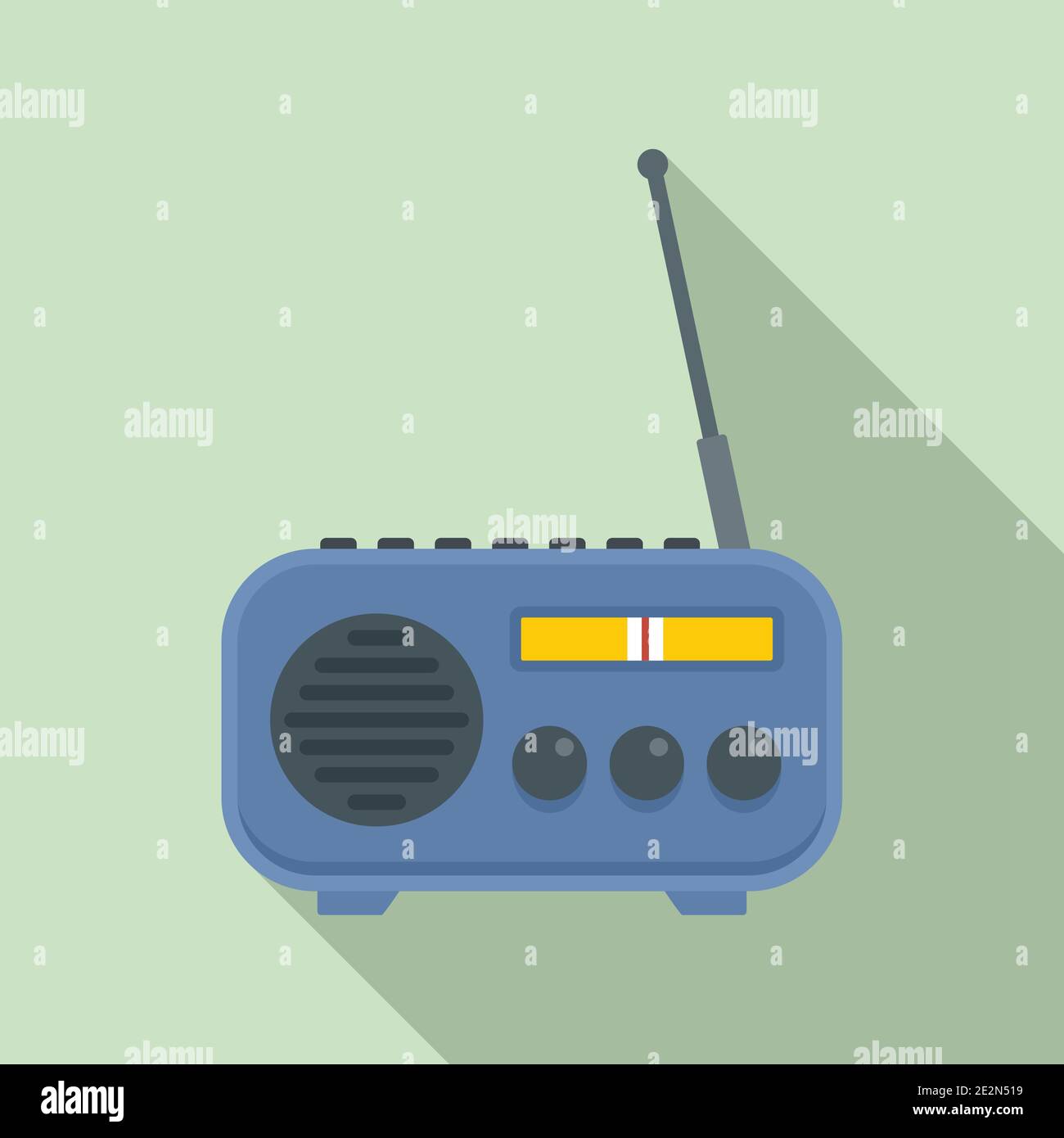 House radio icon, flat style Stock Vector Image & Art - Alamy