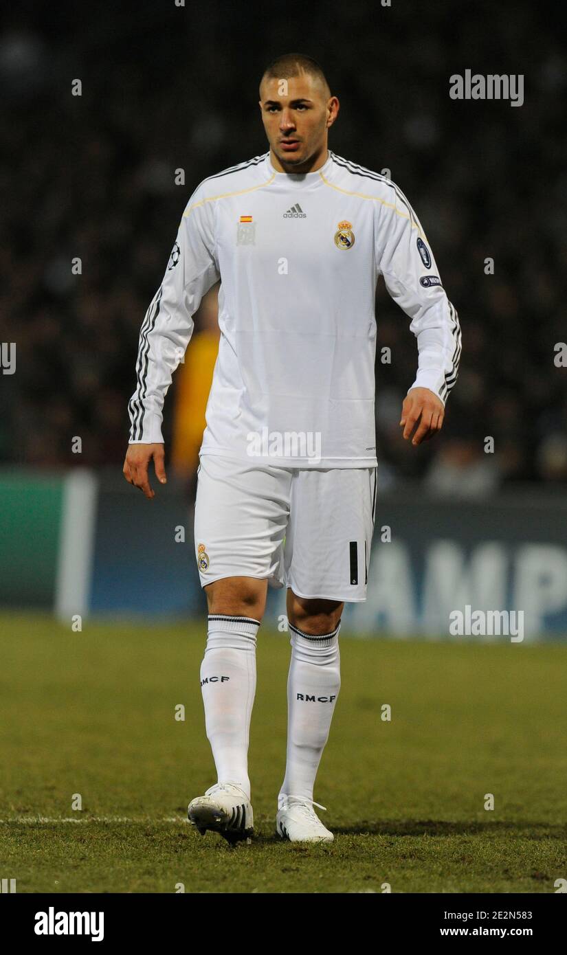 Real Madrid's Karim Benzema during Champions League 1/8 Final soccer ...