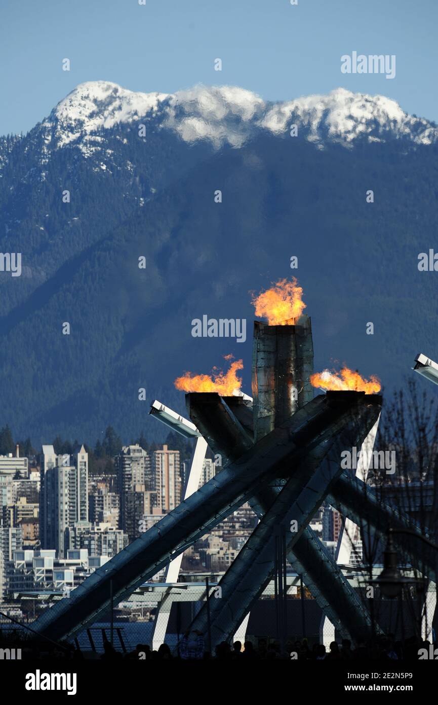 The Olympic Torch at the Vancouver 2010 XXI Olympic Winter Games ...