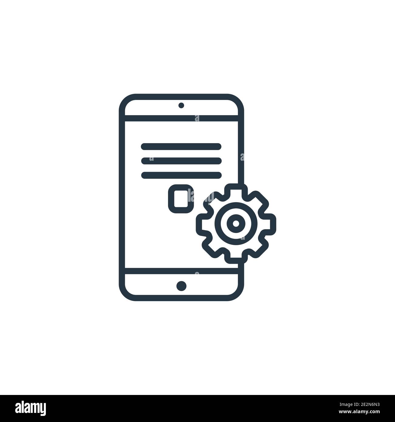 Interactive Course Outline Vector Icon Thin Line Black Interactive