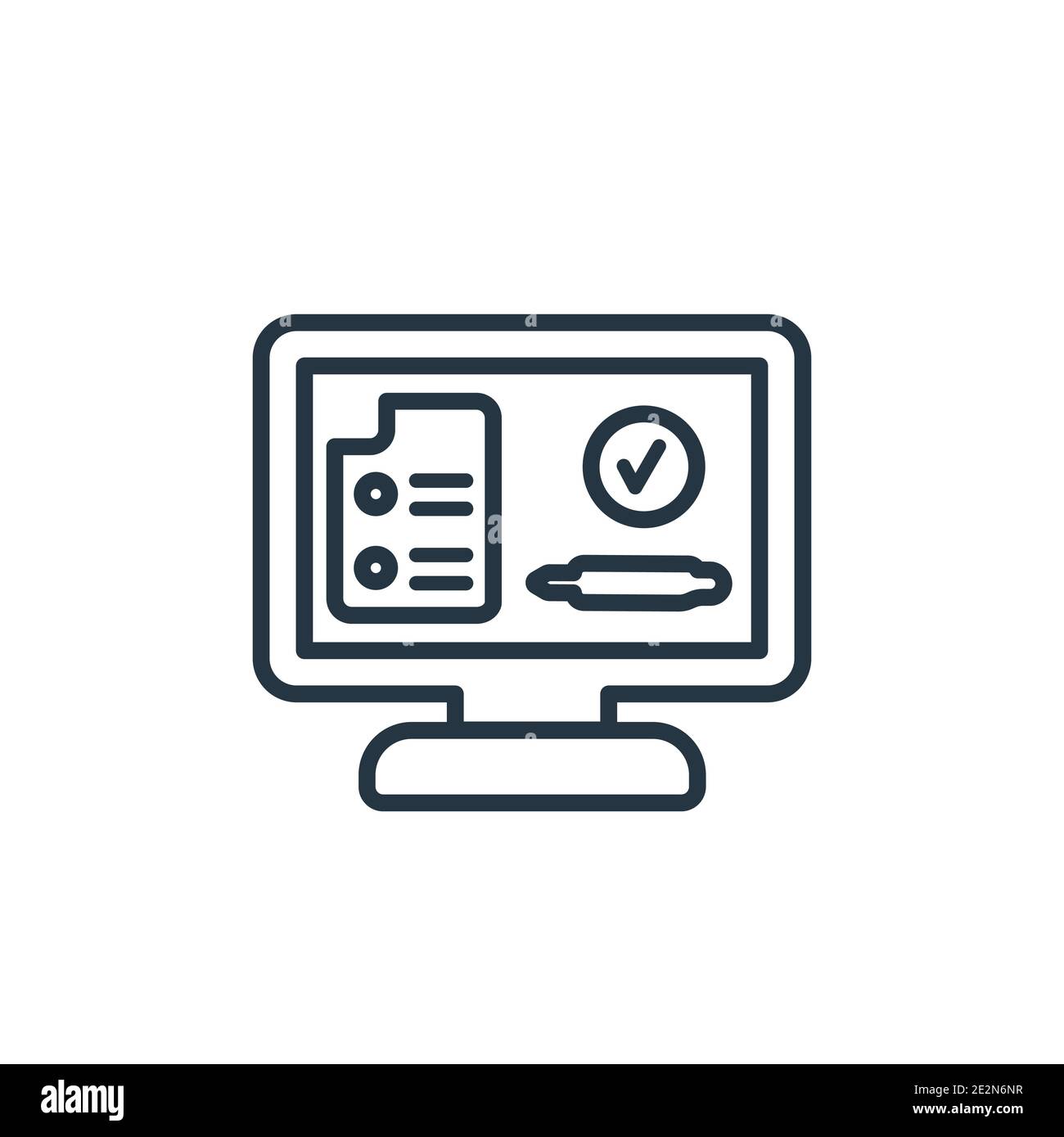 Sheet outline vector icon. Thin line black sheet icon, flat vector ...
