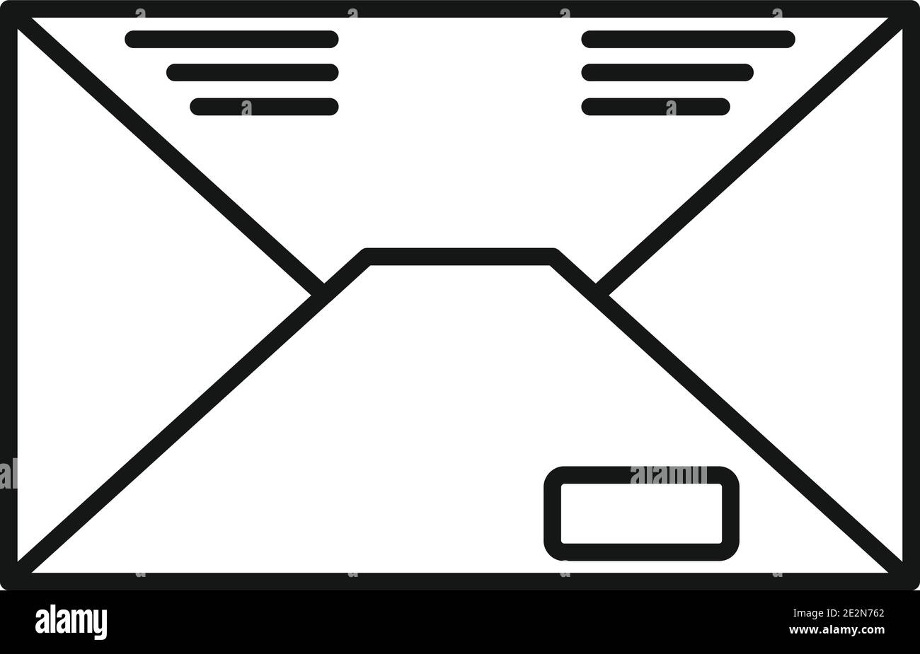 Utilities mail icon, outline style Stock Vector Image & Art - Alamy