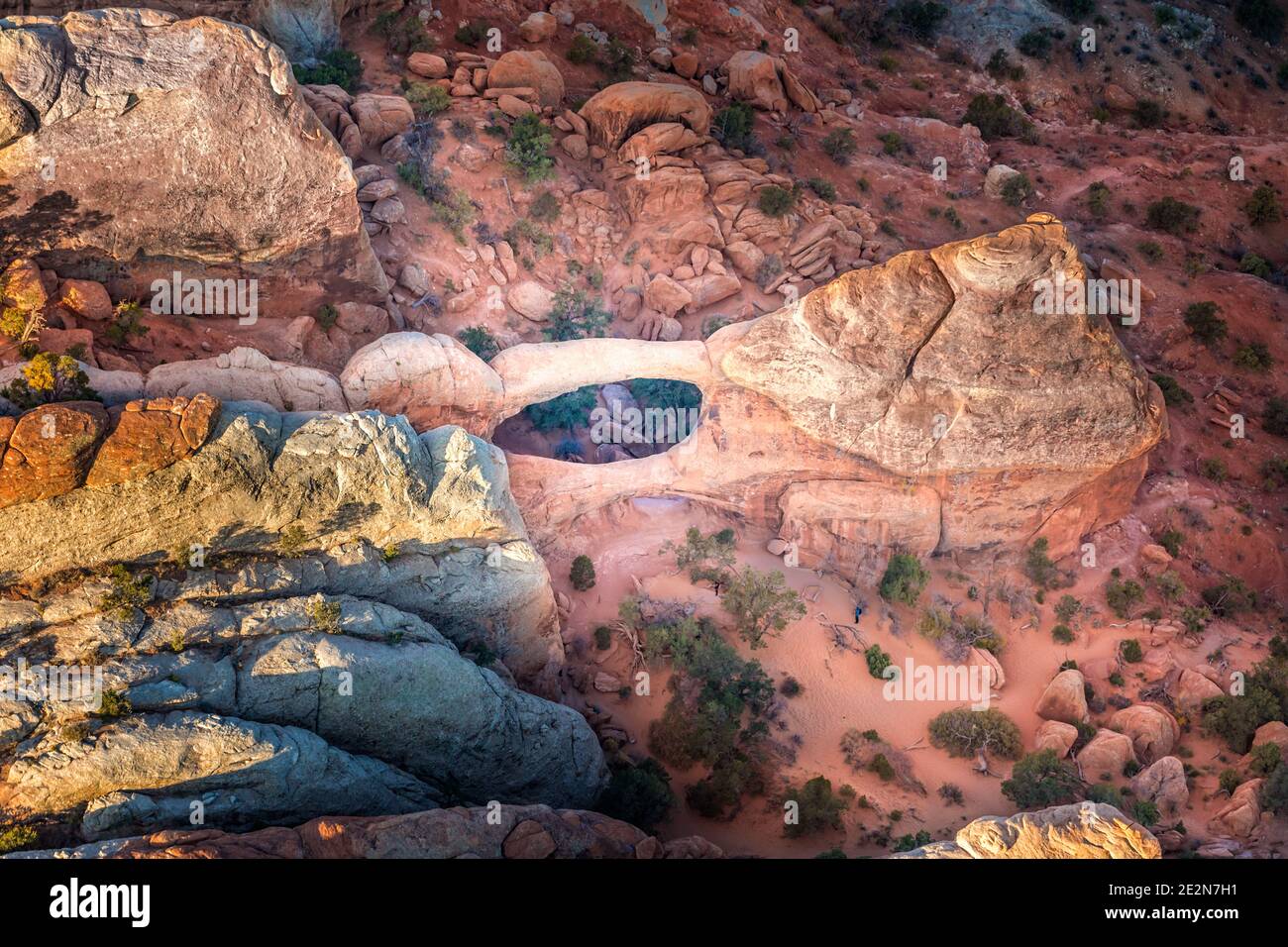 Aerial view double arch in hi-res stock photography and images - Alamy