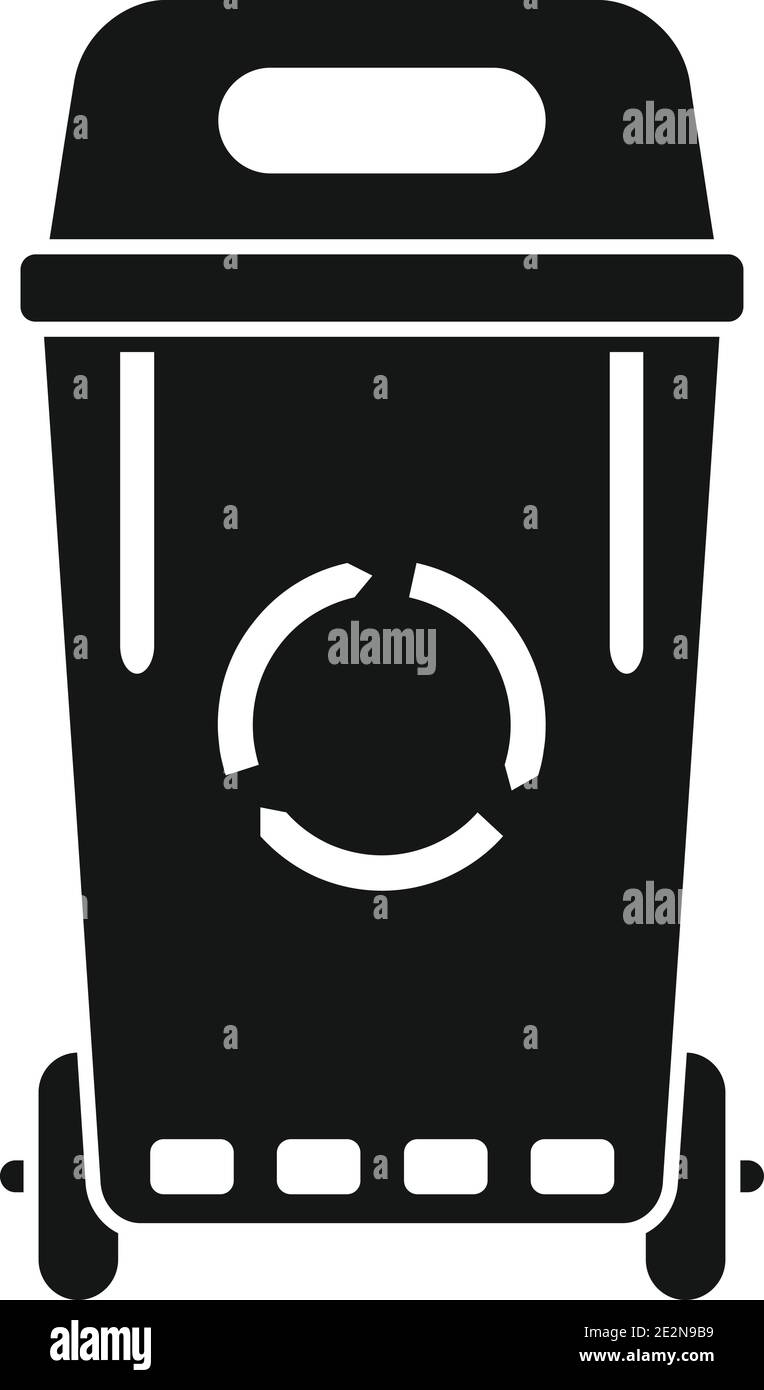 Garbage bin mixed waste Stock Vector Images - Alamy
