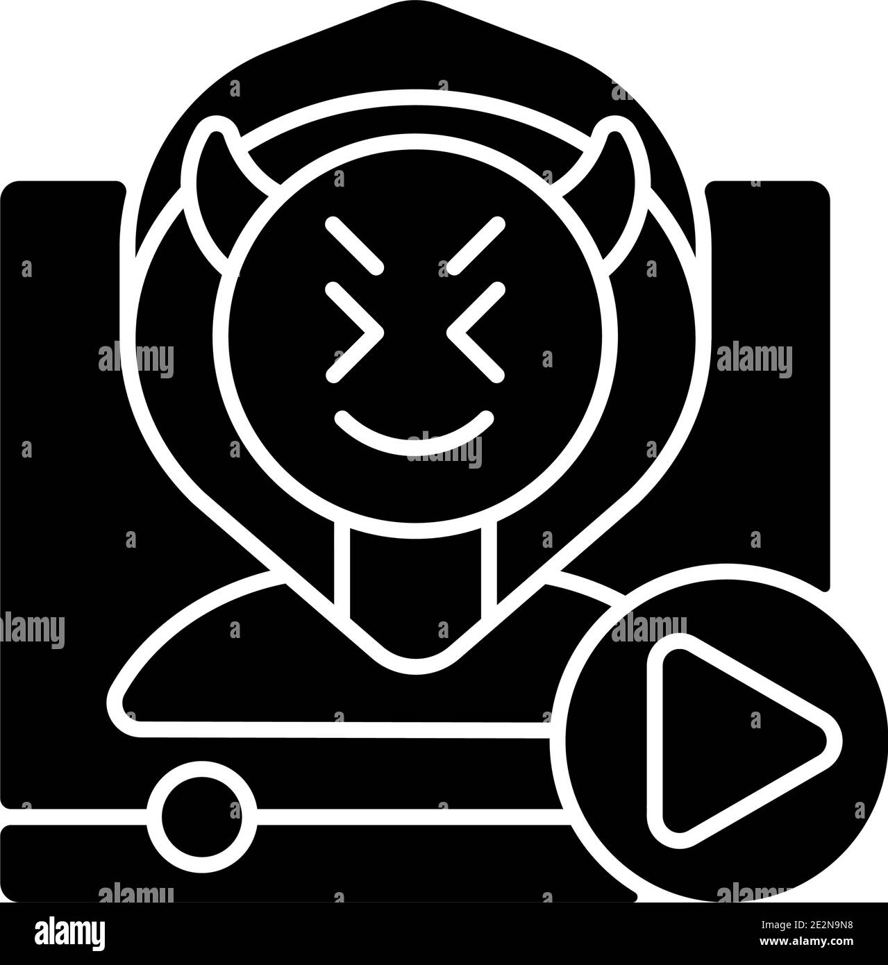 Teen web video Stock Vector Images - Alamy