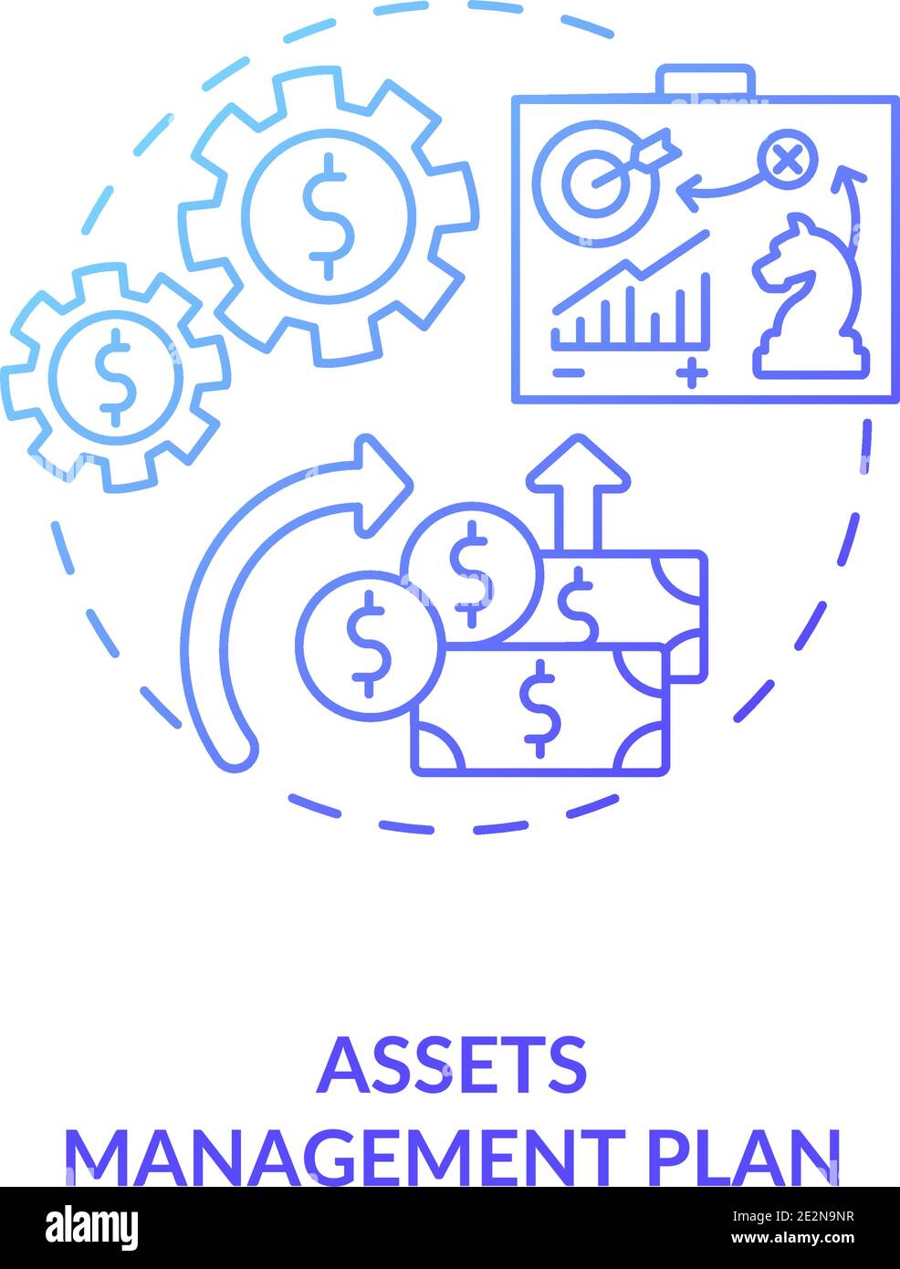 Assets management plan concept icon Stock Vector Image & Art - Alamy