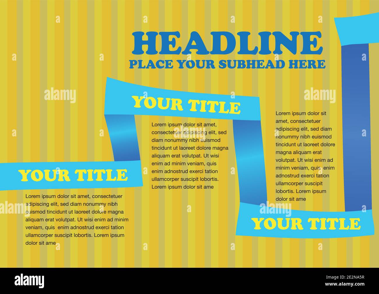 Colorful Paper folding Vector Layout Design Template with area for ...