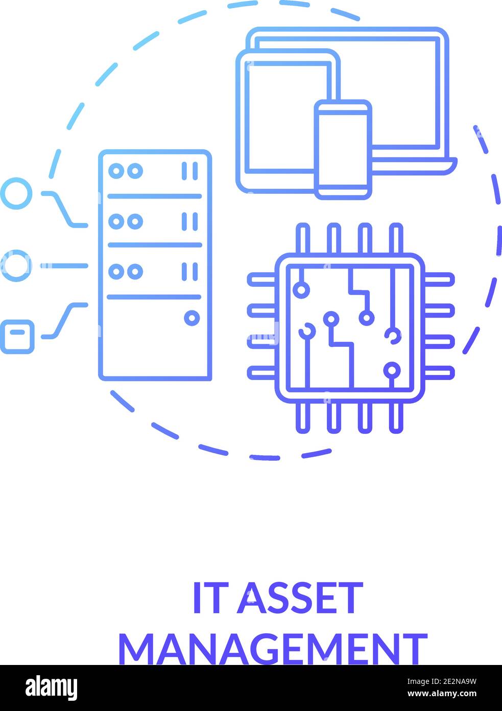IT asset management concept icon Stock Vector Image & Art - Alamy