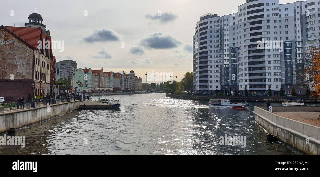 canals in Kaliningrad Stock Photo - Alamy