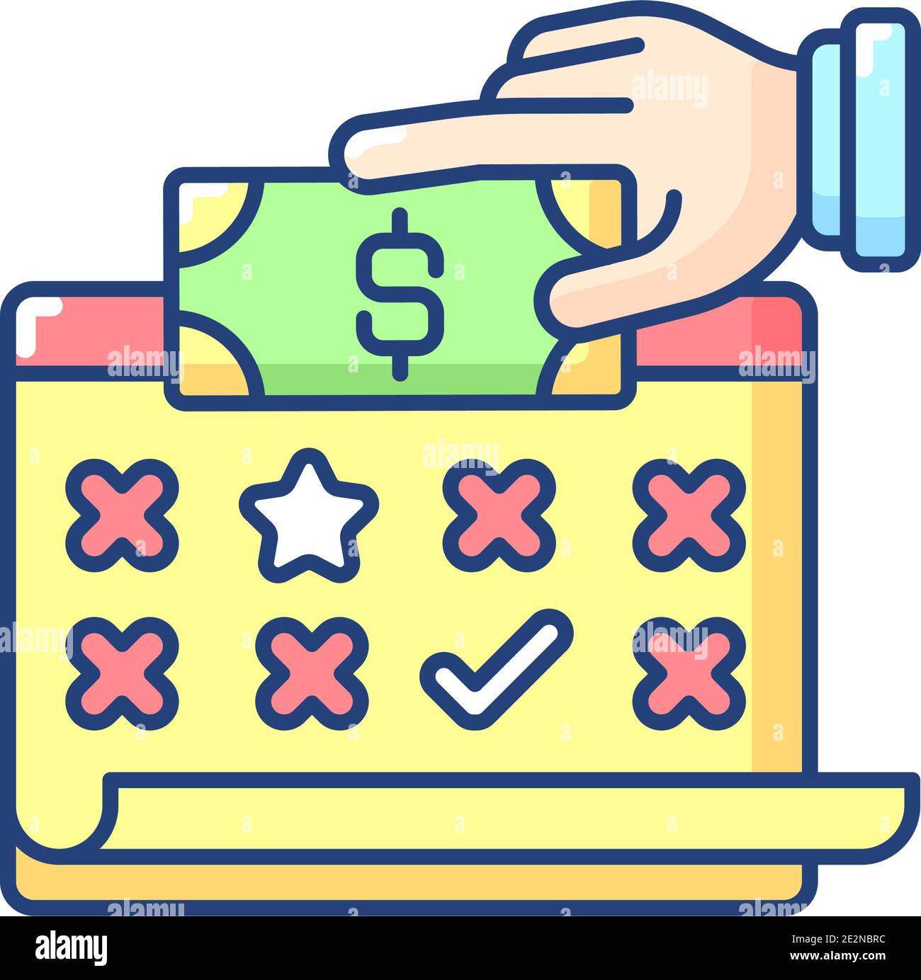 Payroll RGB color icon Stock Vector Image & Art - Alamy