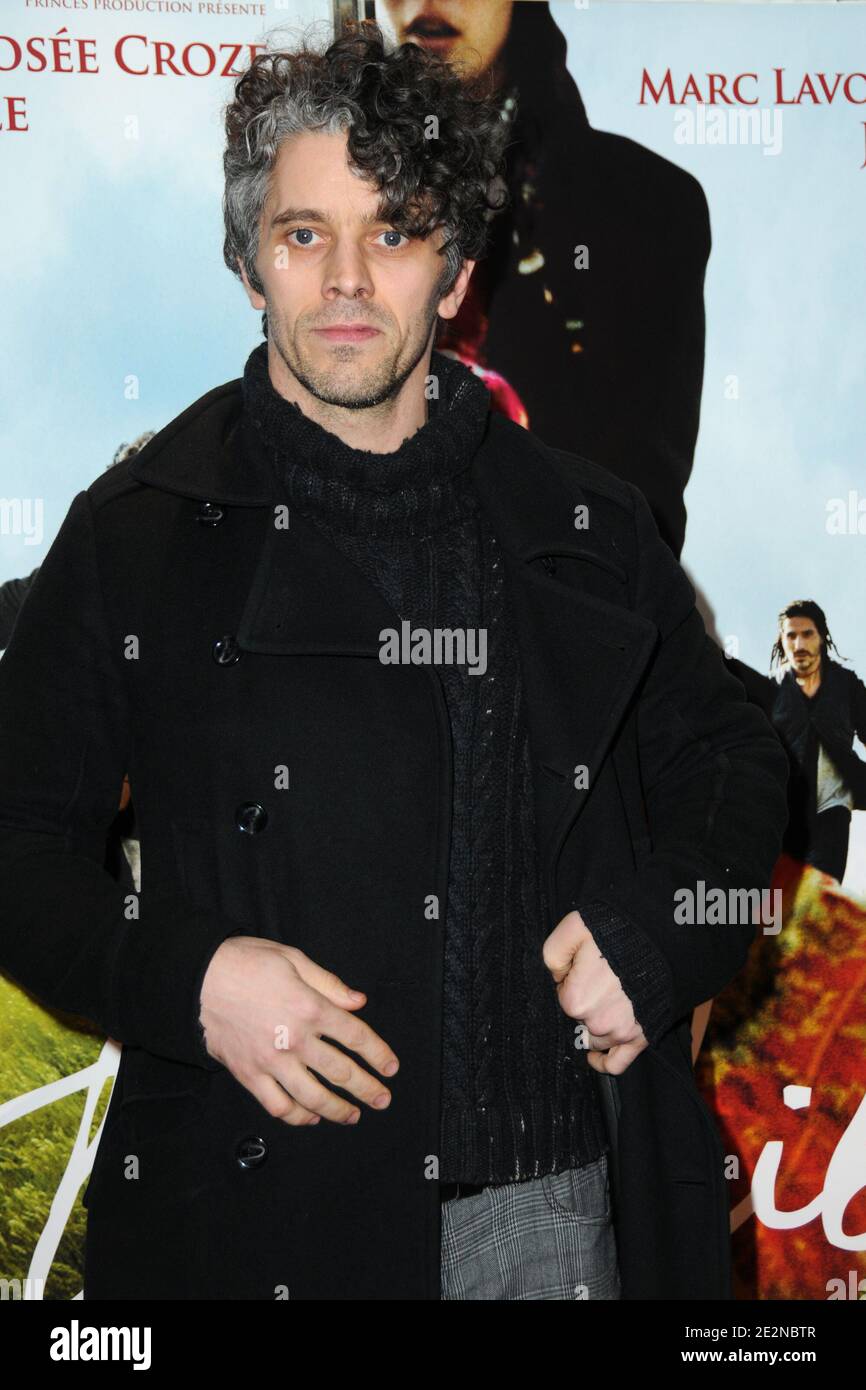 Actor James Thierree attending the premiere of 'Liberte' at UGC Cine ...