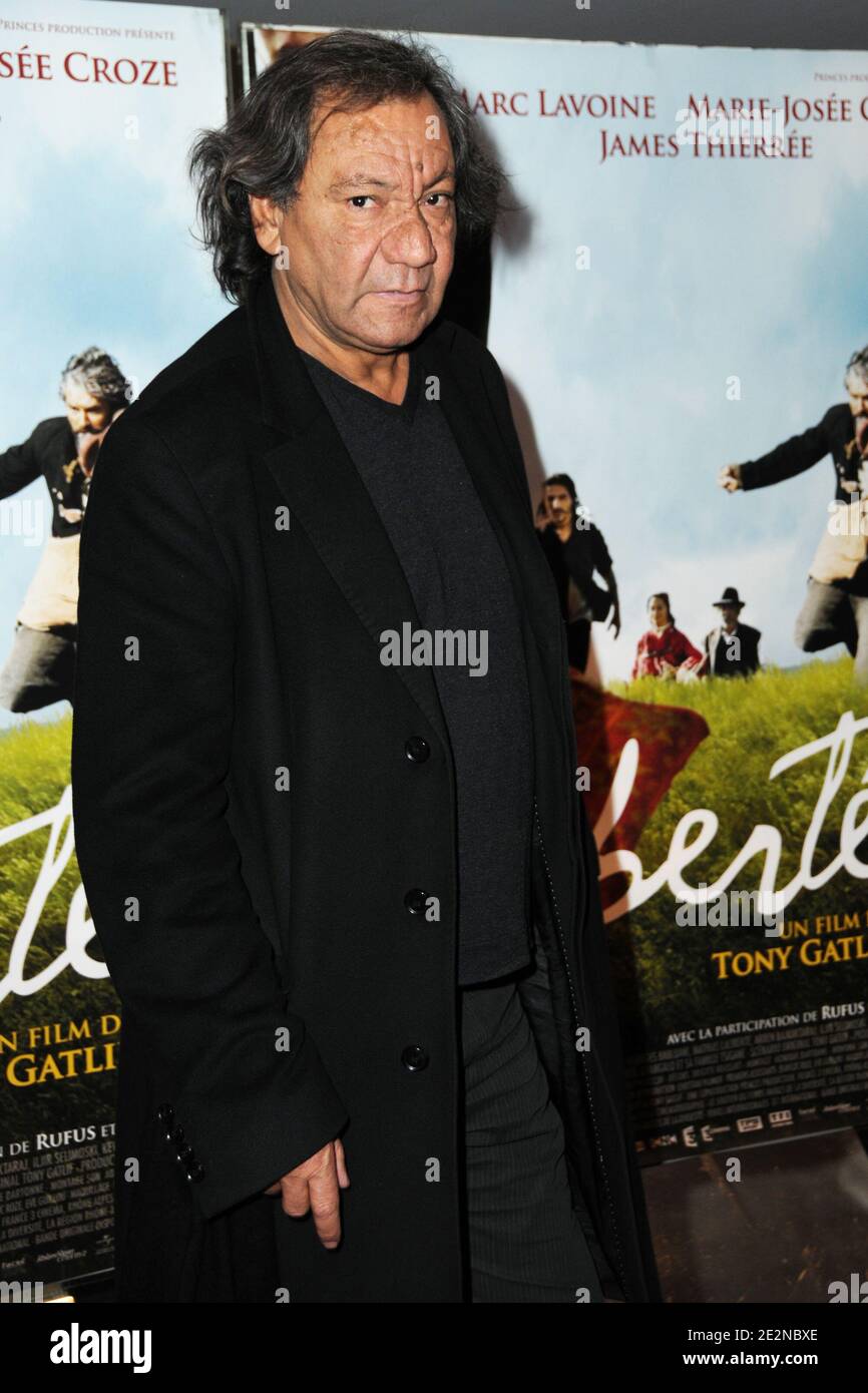 Director Tony Gatlif attending the premiere of his movie 'Liberte' at ...