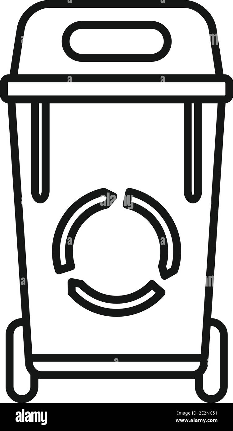 Separation garbage can Black and White Stock Photos & Images - Alamy