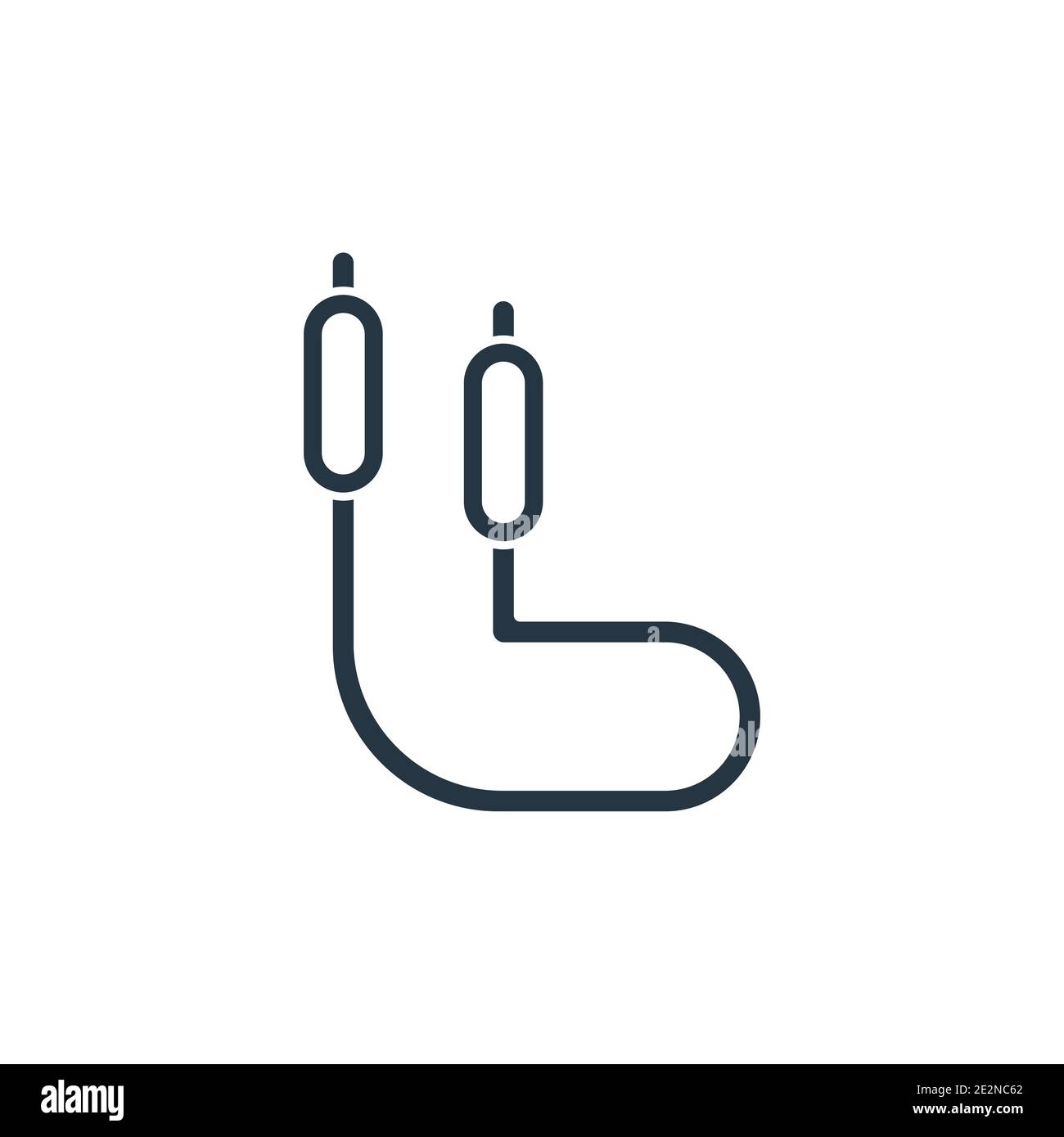 Jump outline vector icon. Thin line black jump icon, flat vector simple ...