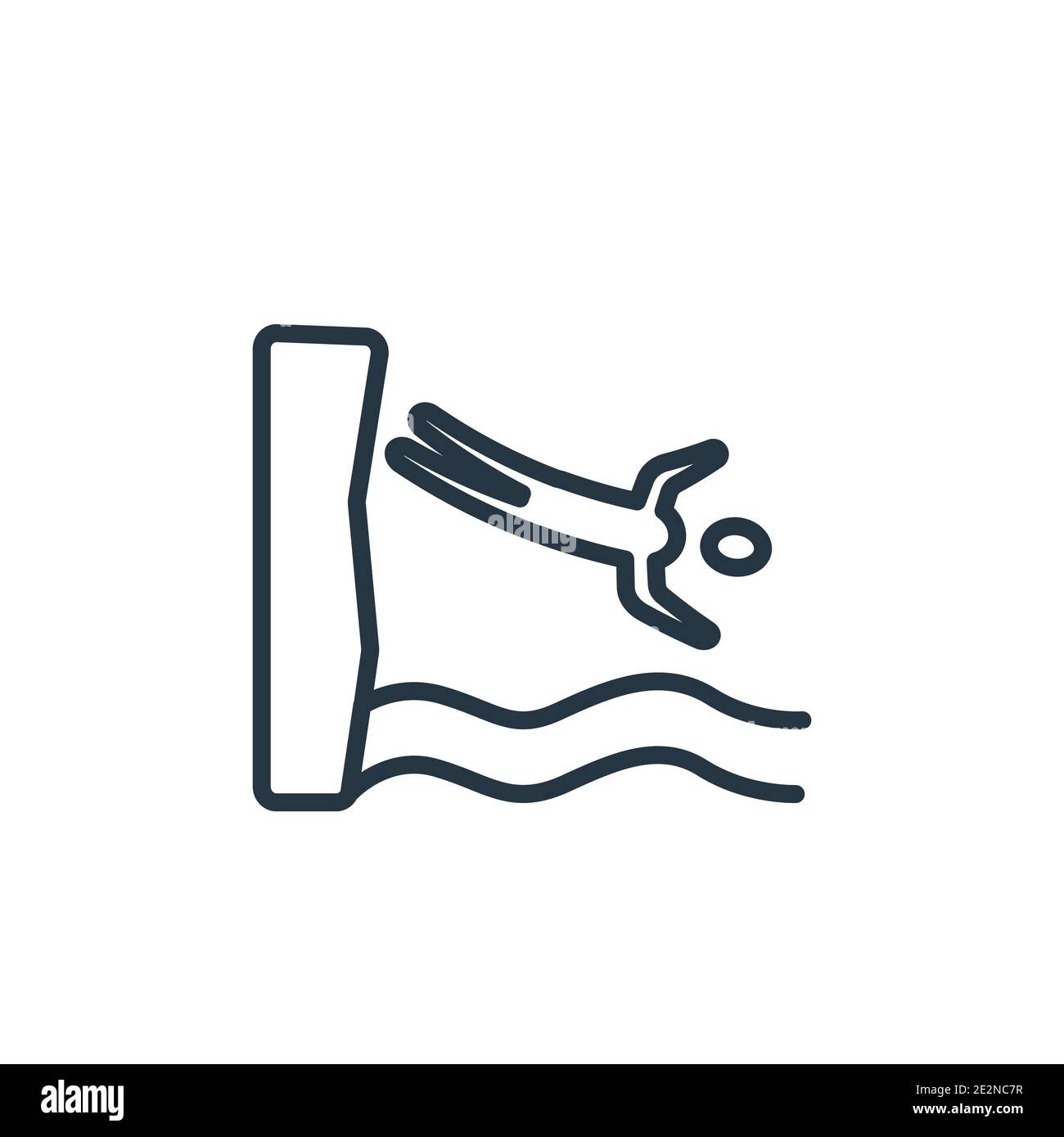 Hopeless human outline vector icon. Thin line black hopeless human icon ...