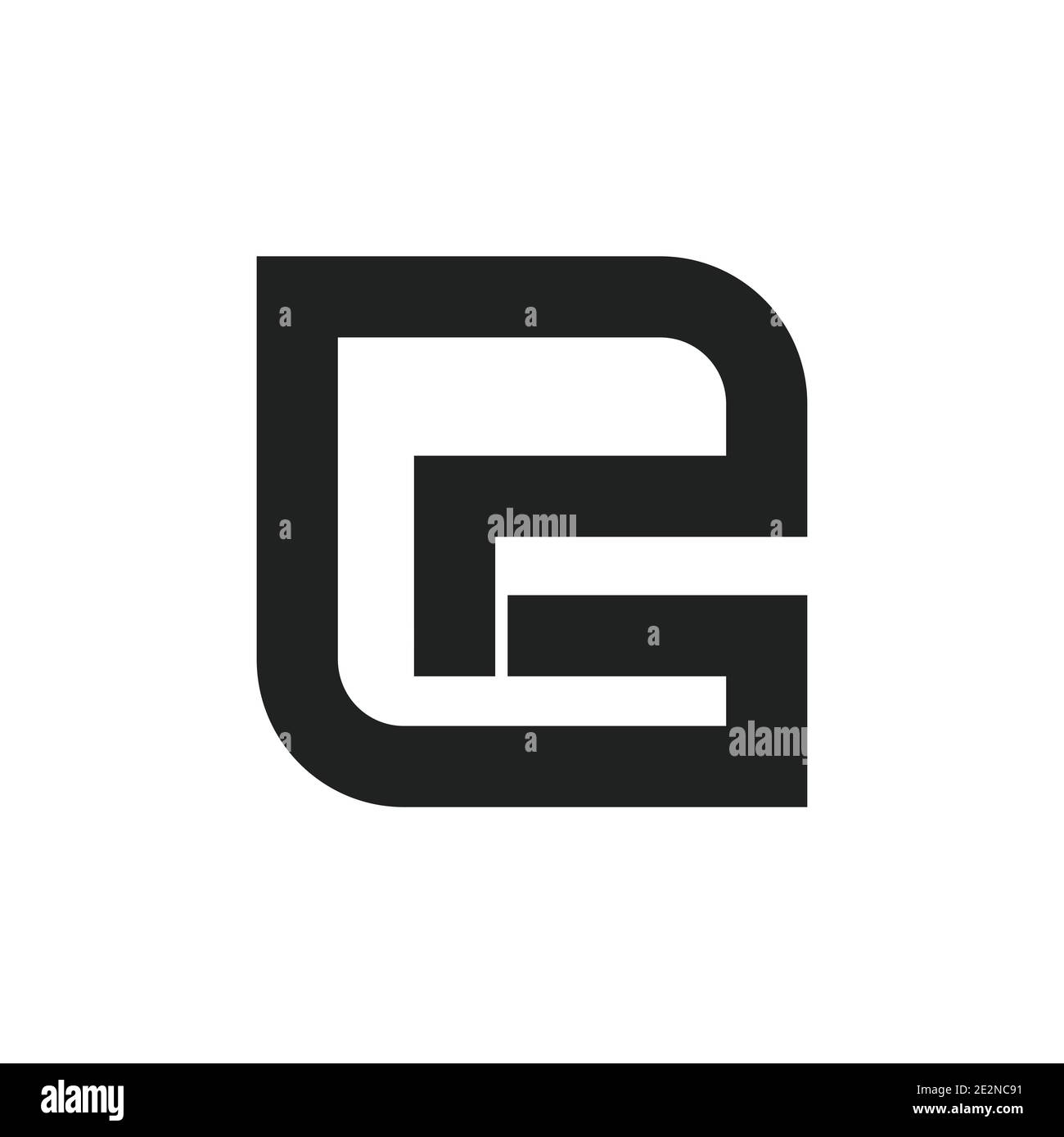 Initial lp letter logo with creative modern business typography vector ...