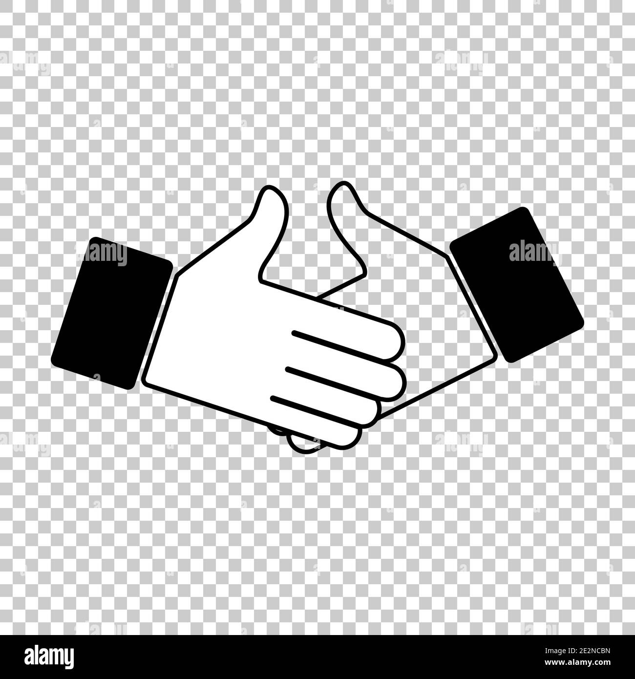 Business people handshake collaboration Black and White Stock Photos ...