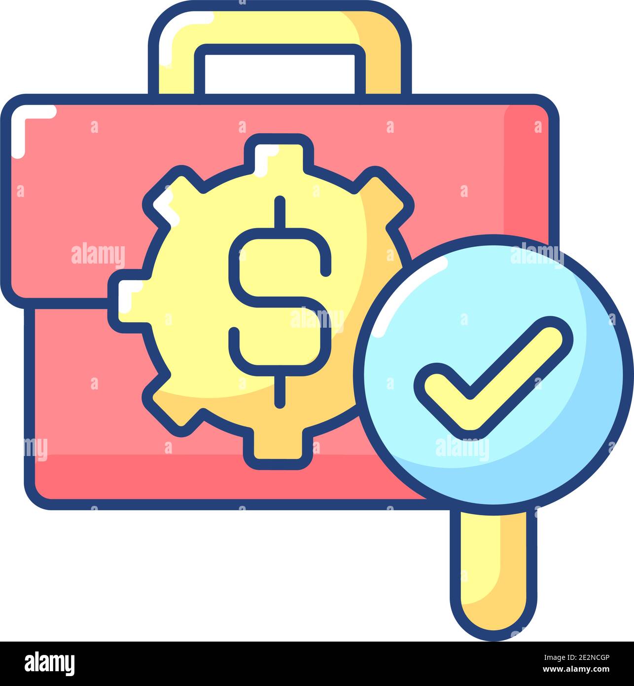 Business controlling RGB color icon Stock Vector Image & Art - Alamy