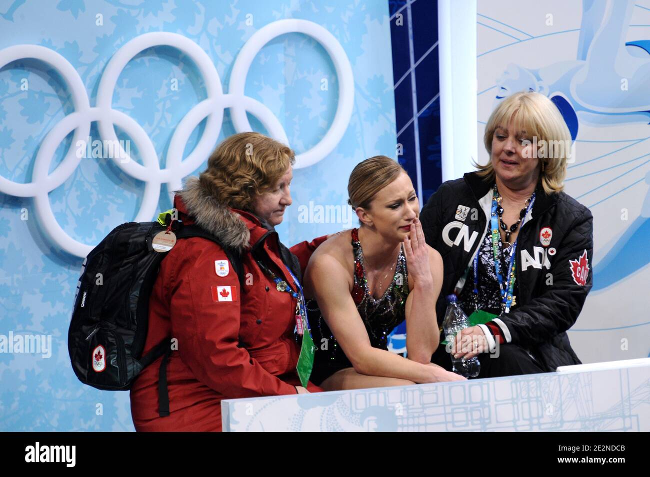Joannie Rochette of Canada competes in the Ladies Short Program Figure ...