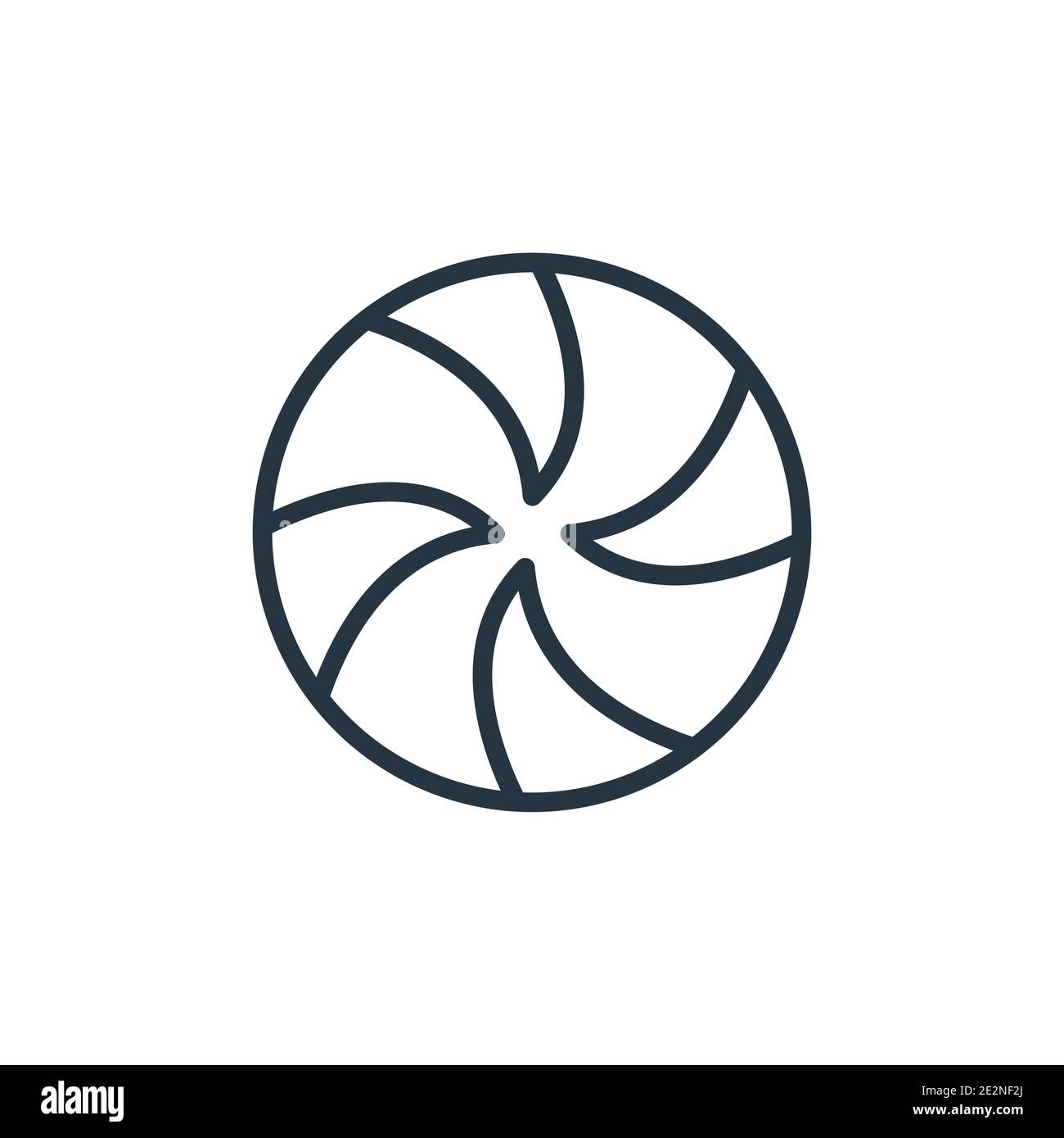 Busy outline vector icon. Thin line black busy icon, flat vector simple ...