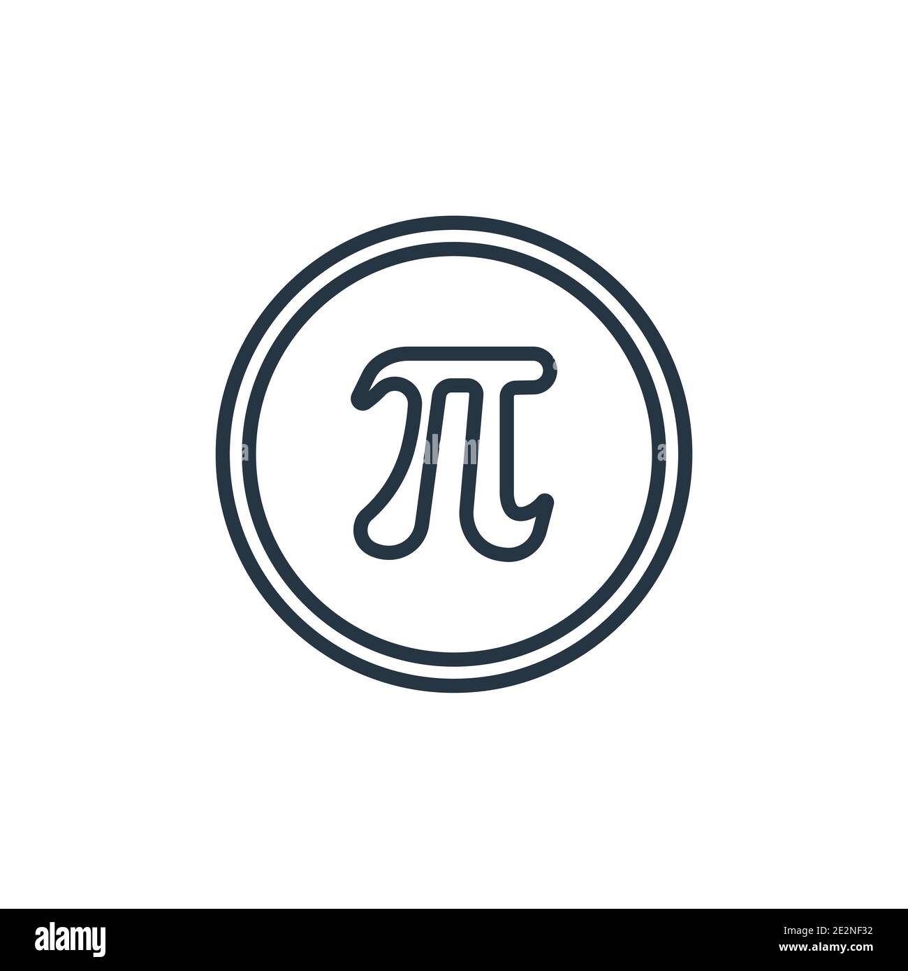Pi outline vector icon. Thin line black pi icon, flat vector simple ... Pi outline vector icon. Thin line black pi icon, flat vector simple ...