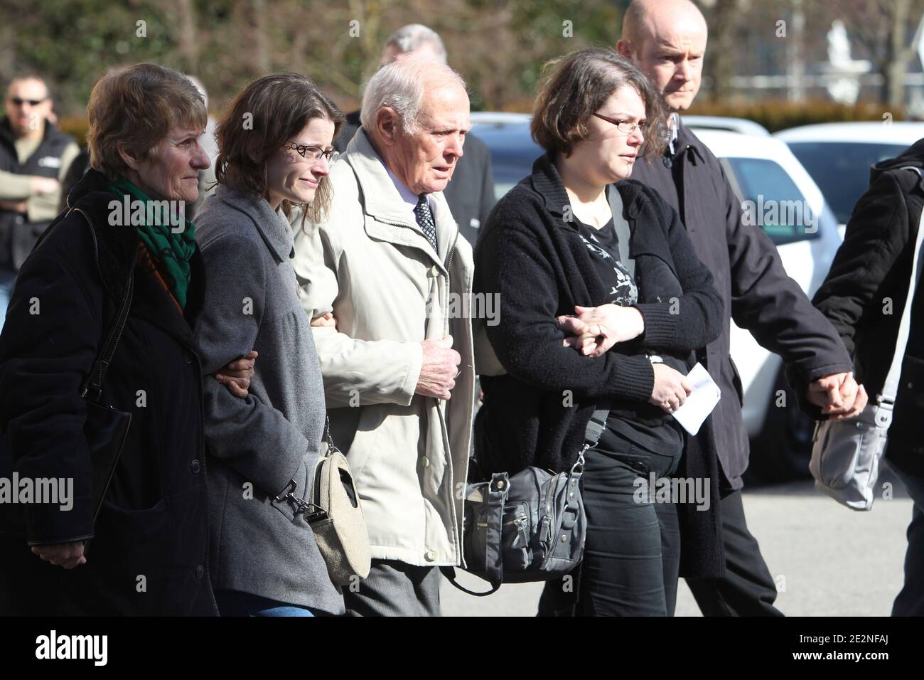 Enterrement de Jean-Pierre Treiber, qui s'est suicide samedi dernier a ...